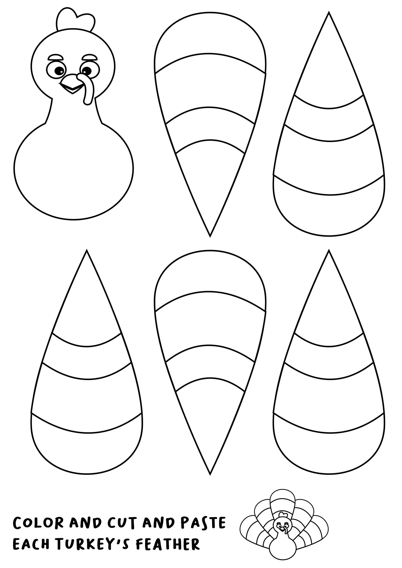 Free Printable Turkey Printable Templates