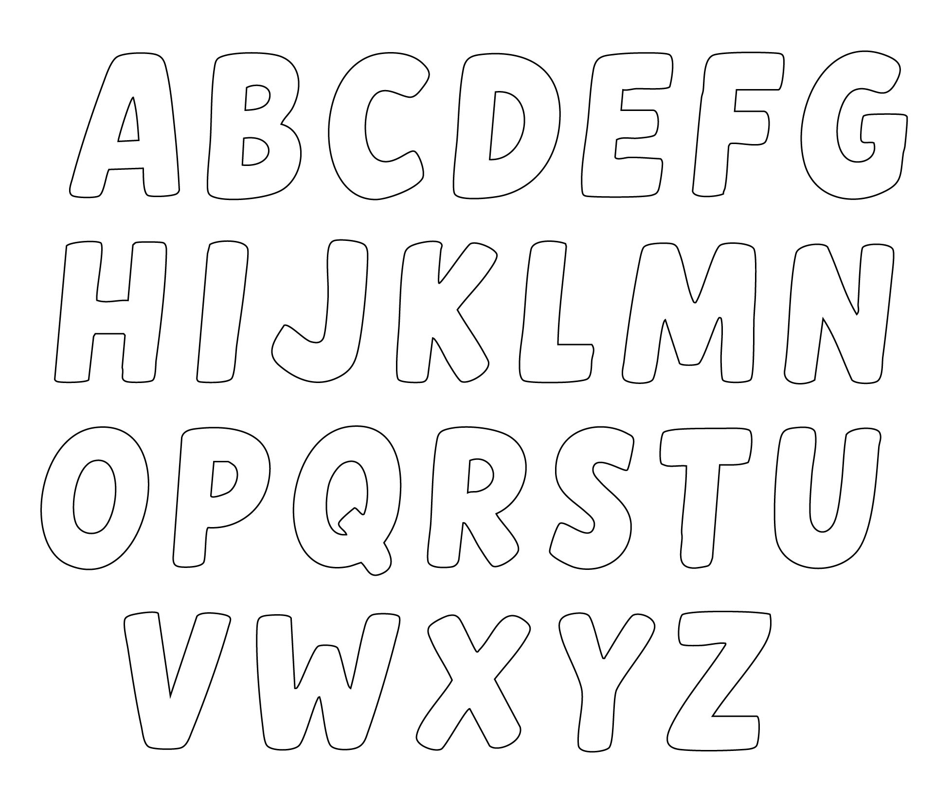 6 Best Large Colored Letters Printable All In One Photos
