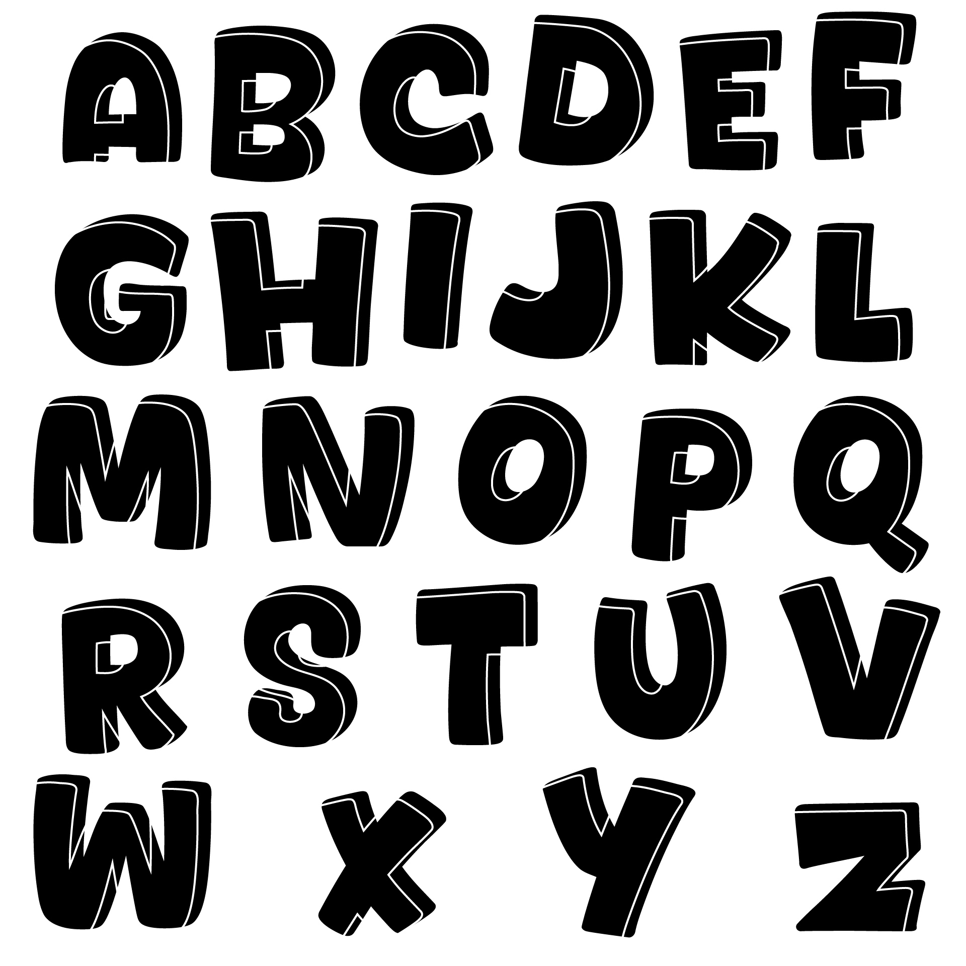 10 Best 4 Inch Printable Block Letters PDF For Free At Printablee
