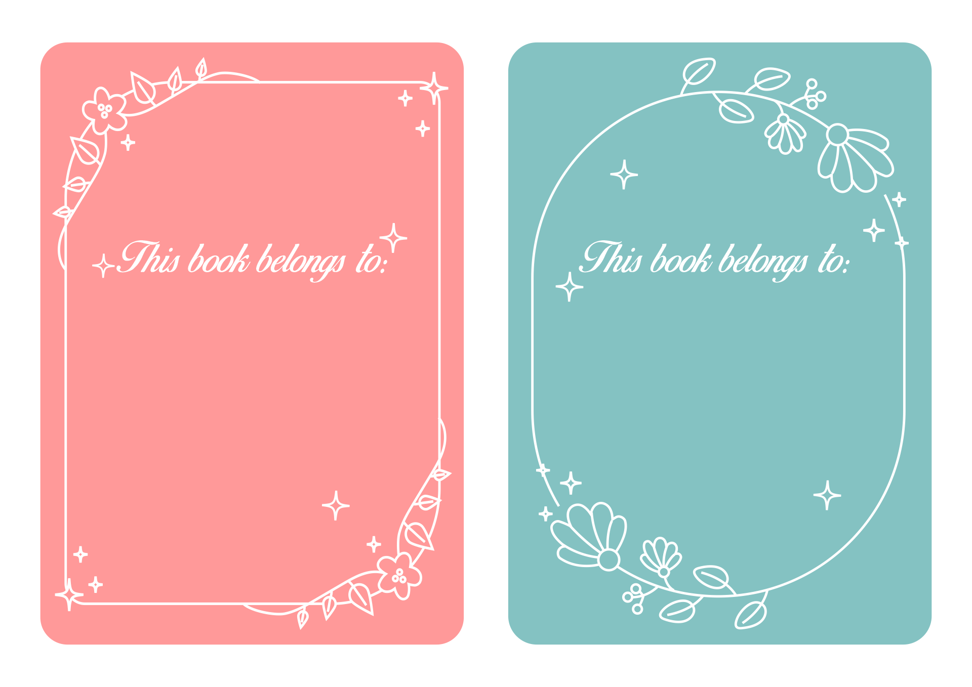 10 Best Free Printable Bookplate Templates PDF For Free At Printablee