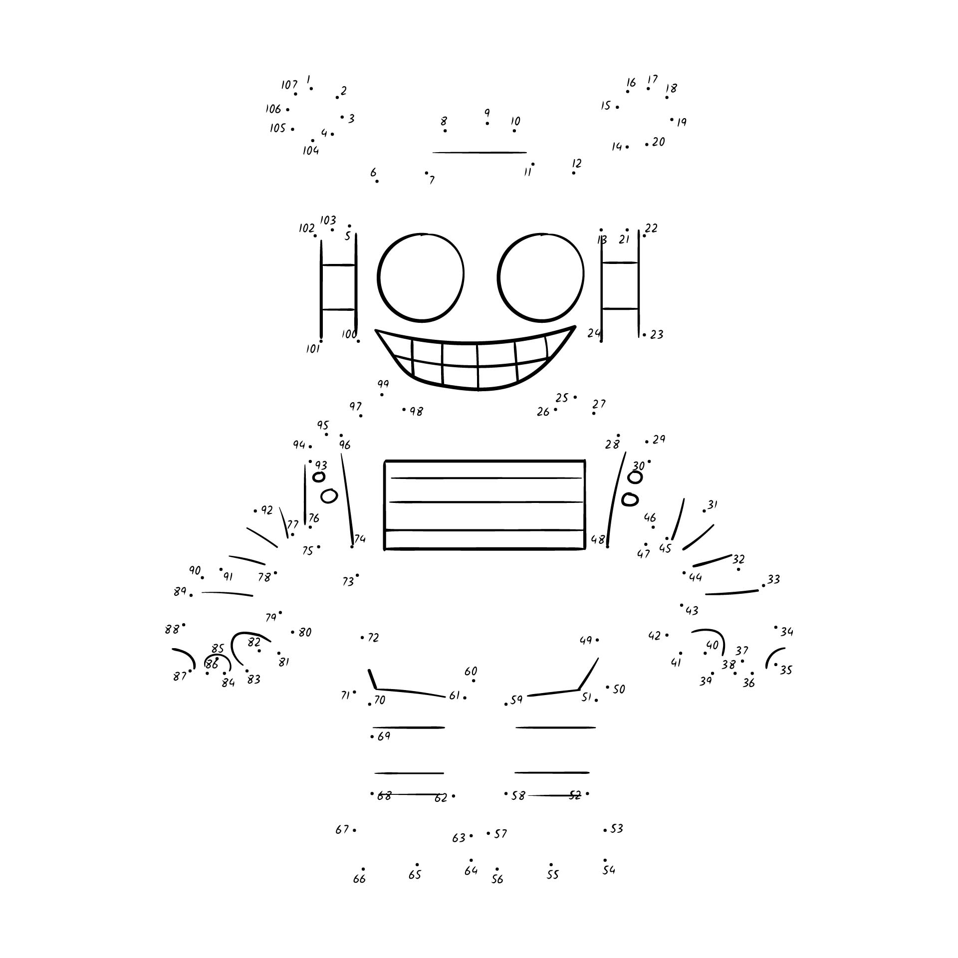 Connect The Dots Numbers Printables Printablee