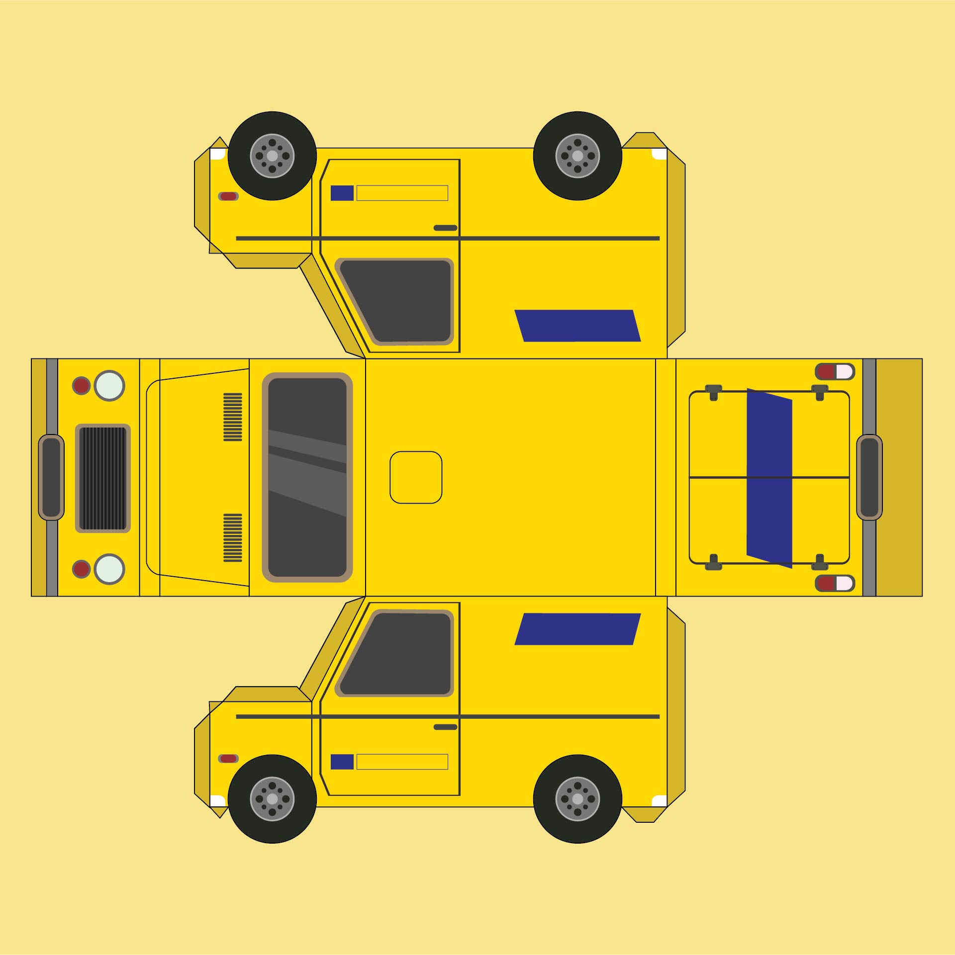 12 Best Printable Paper Cars Printablee