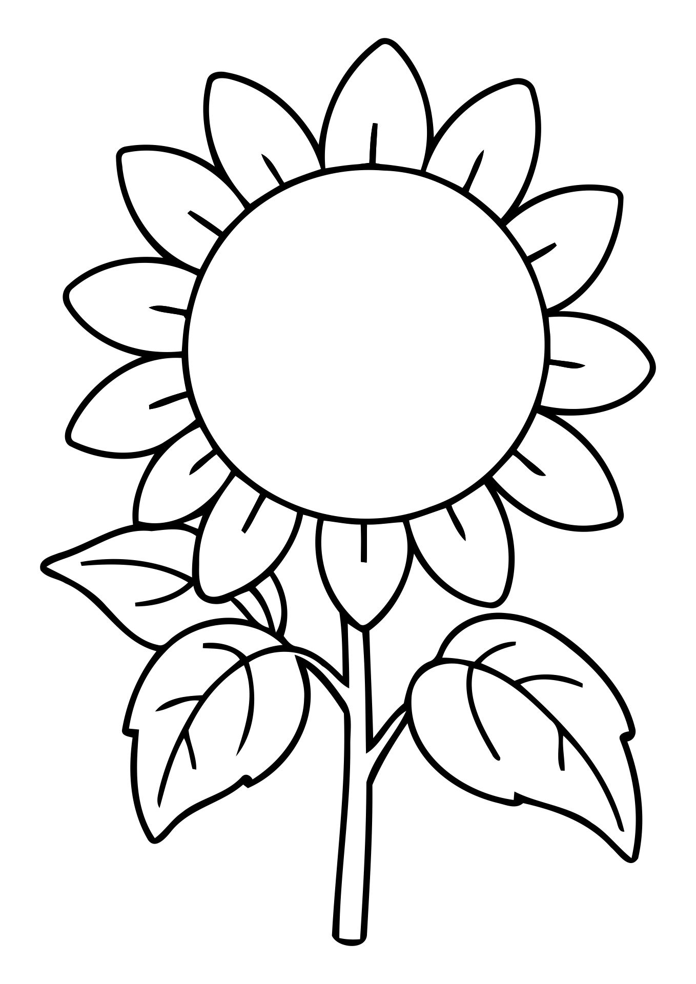 10 Best Free Printable Sunflower Patterns Printablee