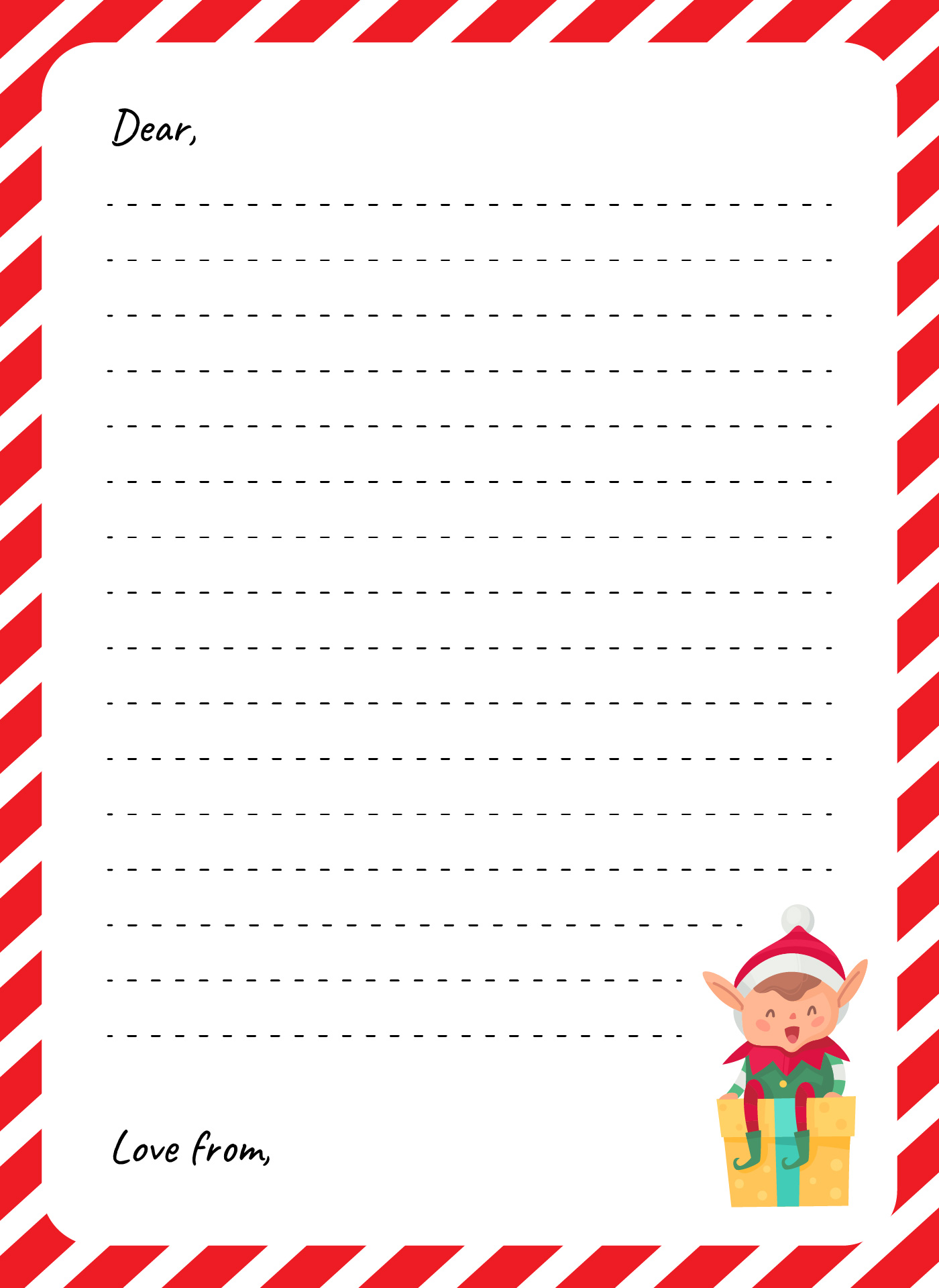 10 Best Printable Blank Letter Template Printablee
