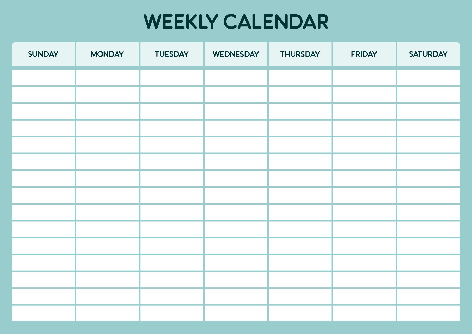 Week By Week Calendar Printable Advancefiber in