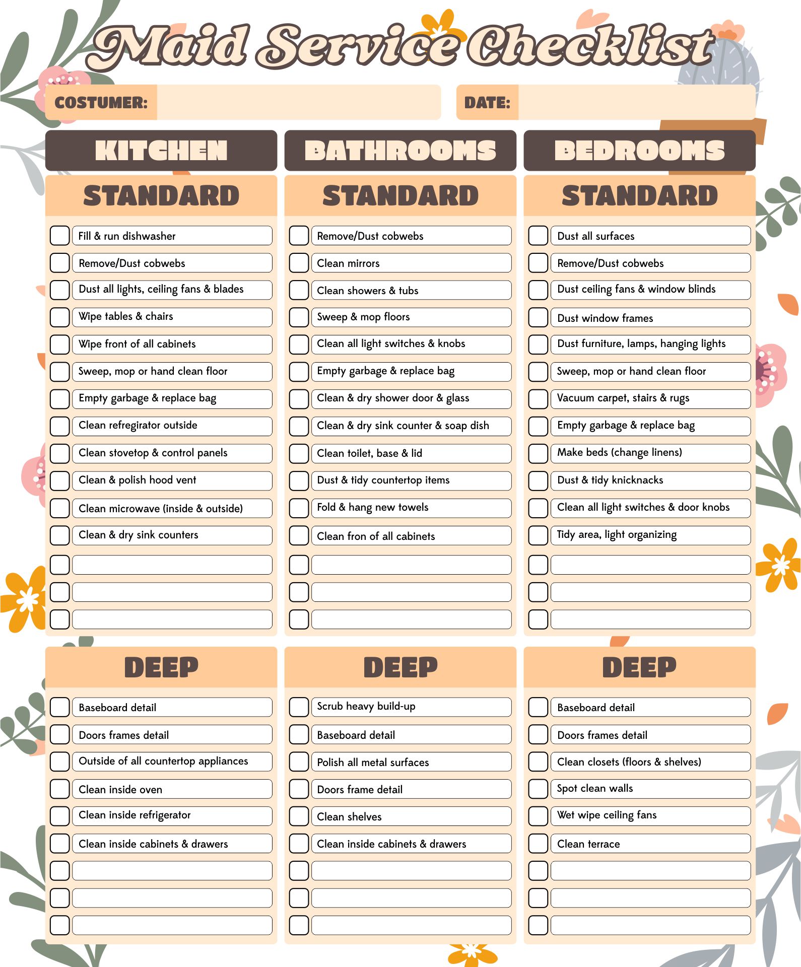 View Sample House Cleaning Checklist Pictures Sample Factory Shop