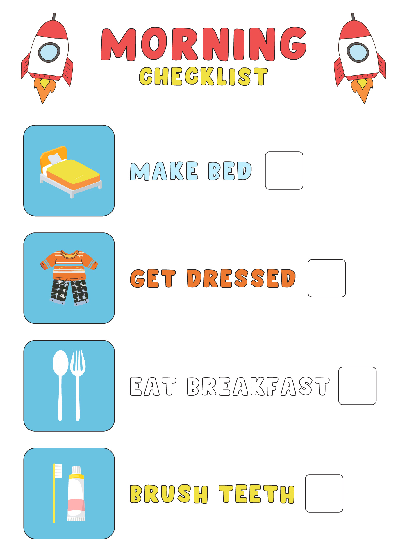 10 Best Kids Bedtime Routine Chart Printable Printablee