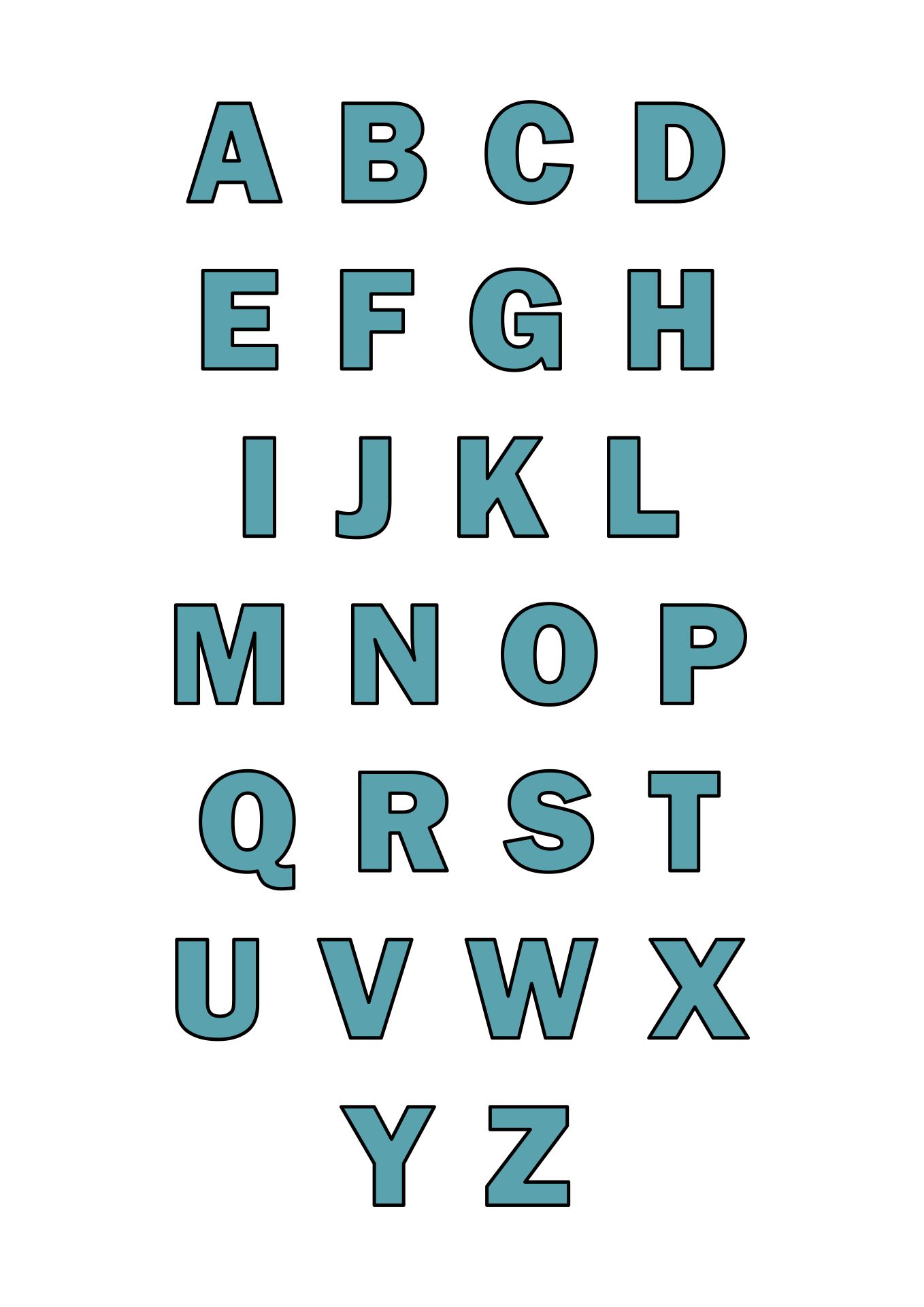 10 Best Printable Block Letters Large Letter I Template PDF For Free At