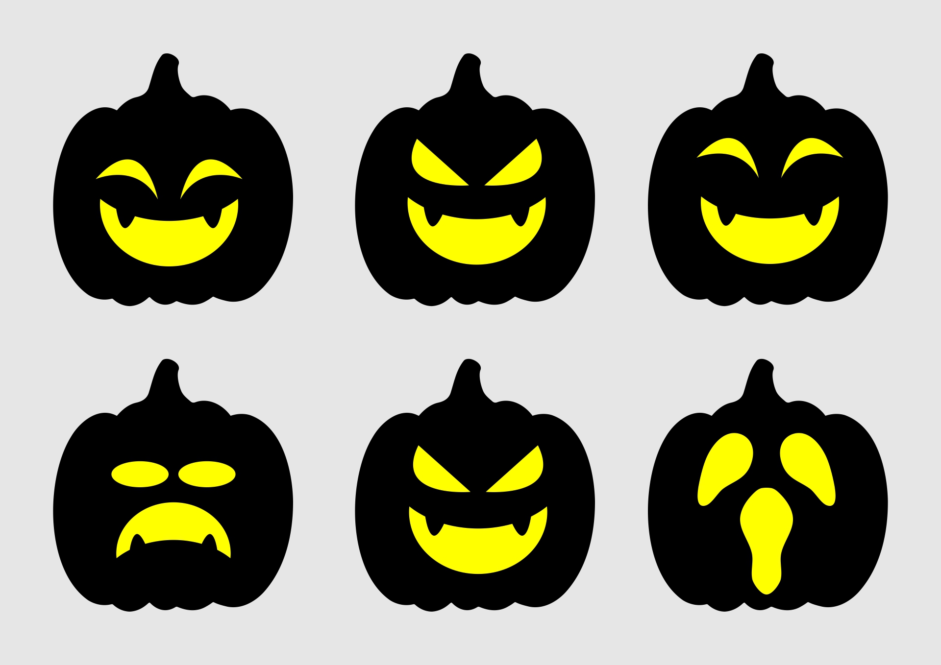 Cut Out Printable Halloween Templates