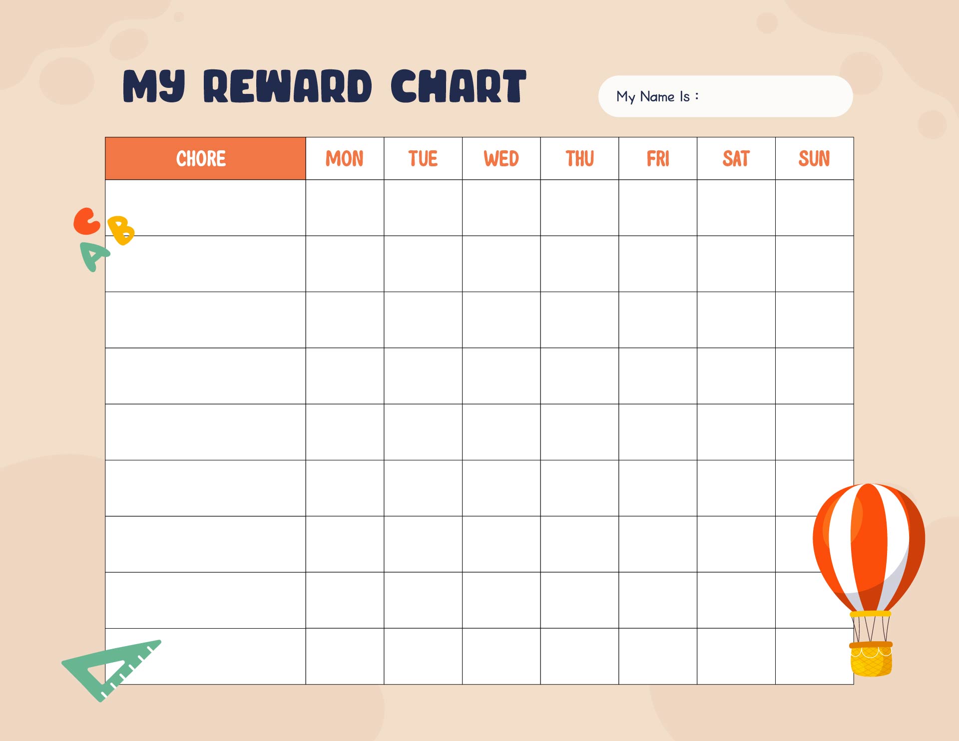 Weekly Chore Reward Chart - 10 Free PDF Printables | Printablee Weekly Chore Reward Chart - 10 Free PDF Printables | Printablee