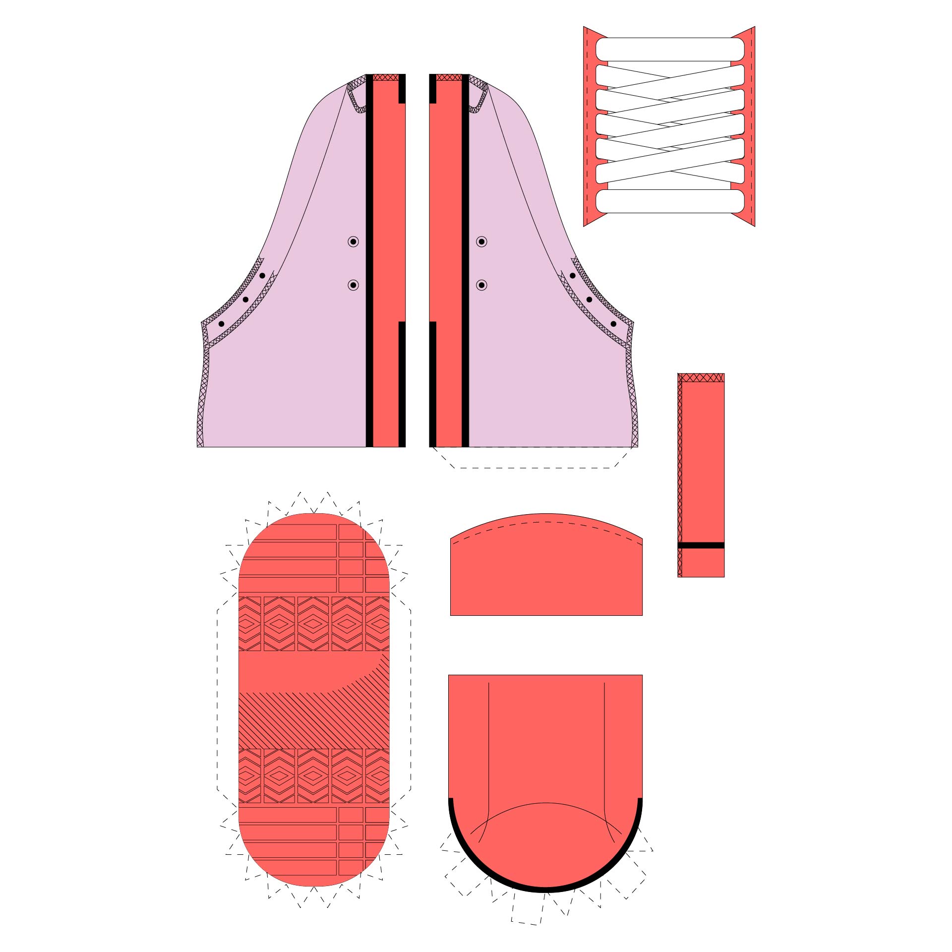 10 Best Printable Template Baby Booties PDF For Free At Printablee