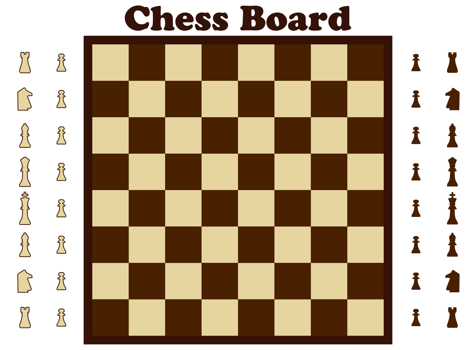 Free Printable Chess Pieces Printable Templates