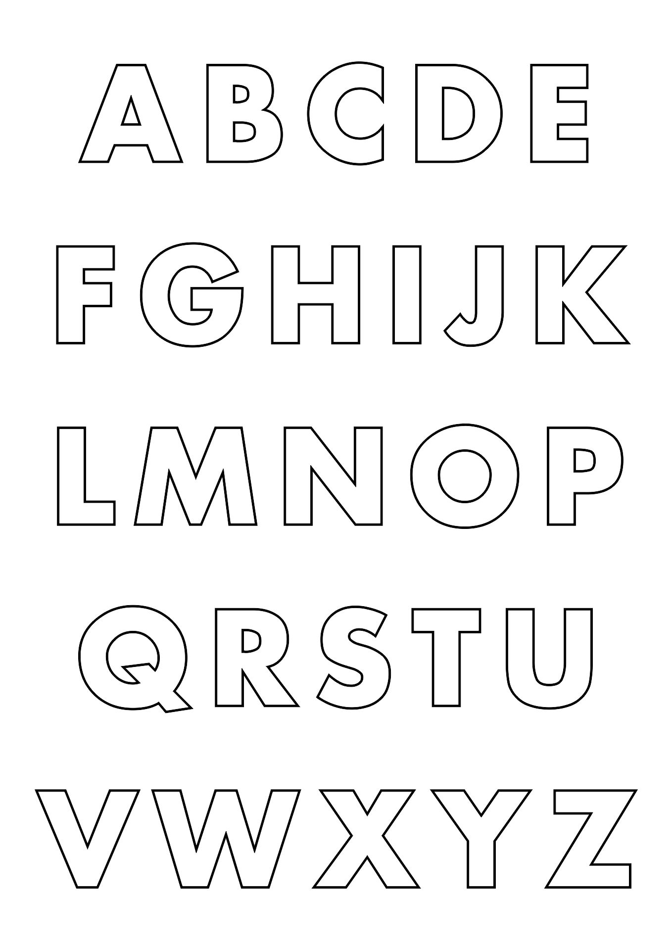 10 Best Fancy Letter Stencils Free Printable PDF For Free At Printablee