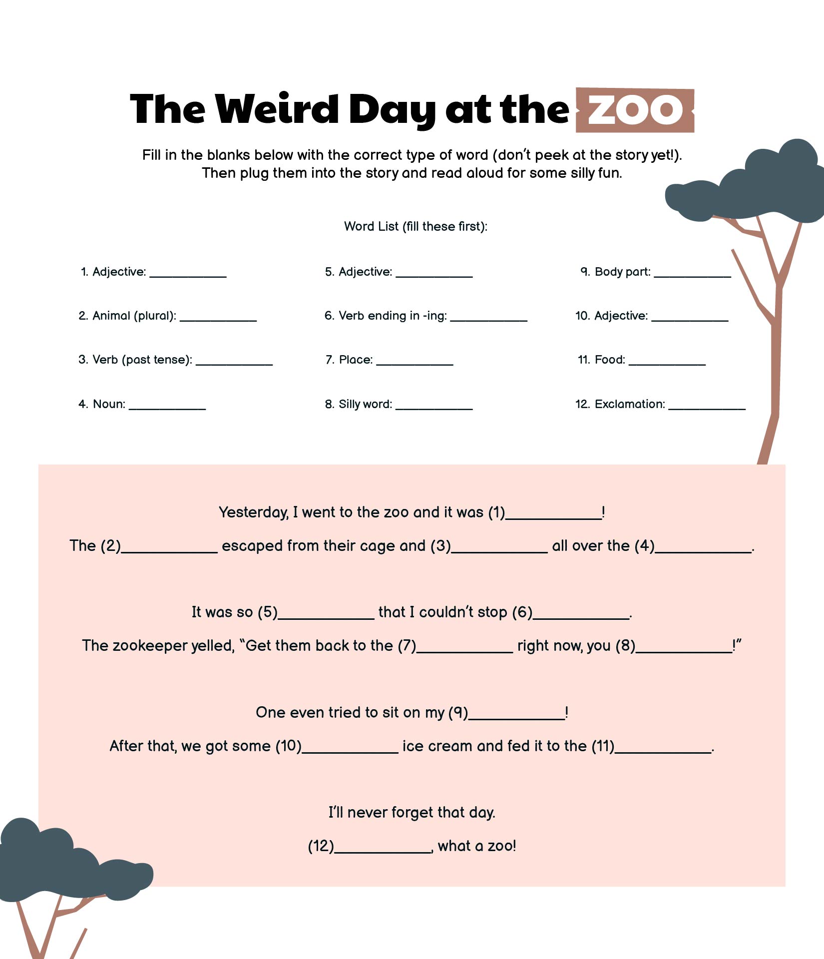 10 Best Office Mad Libs Printable For Free At Printablee