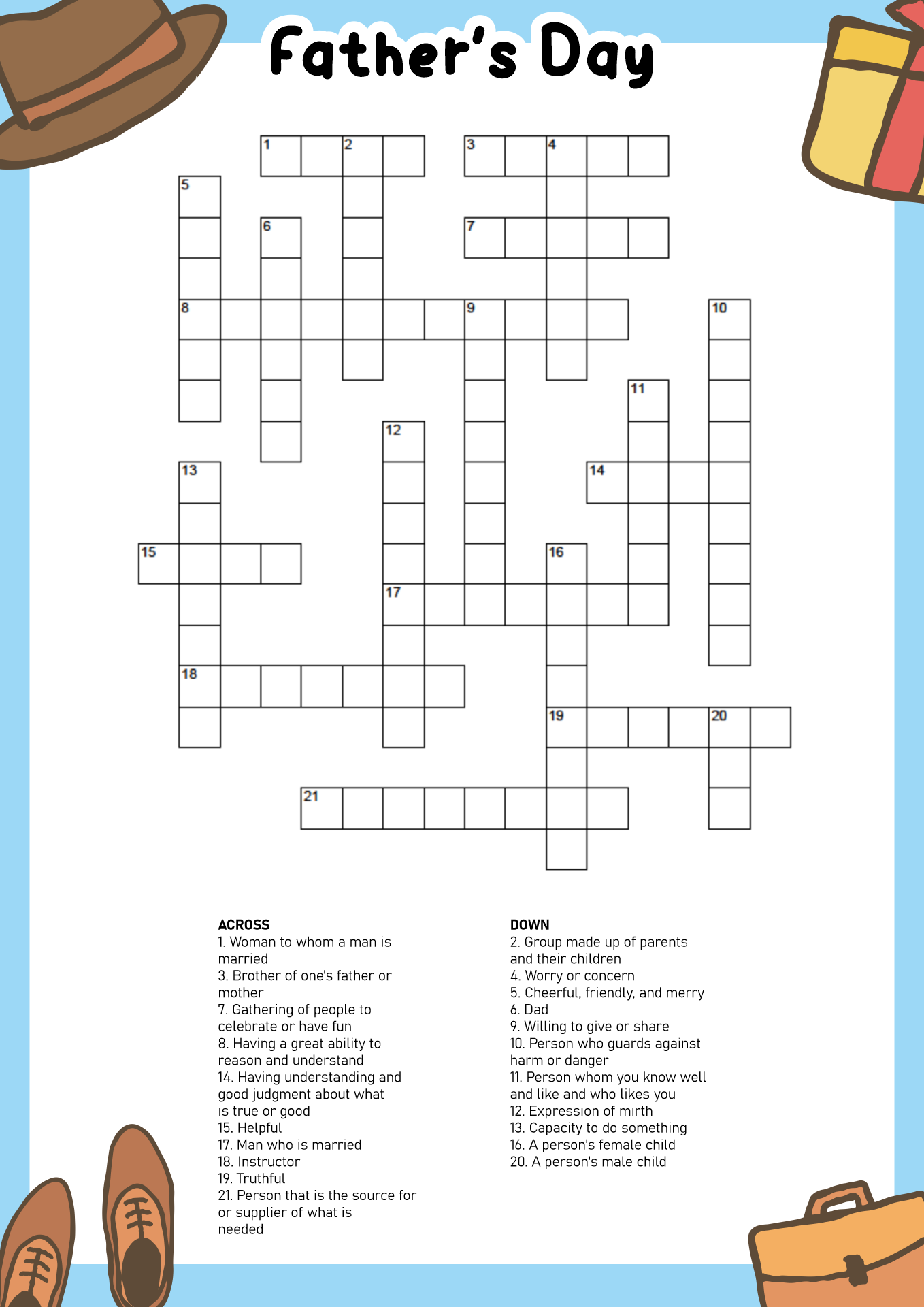 Free Printable Crossword Puzzles Online