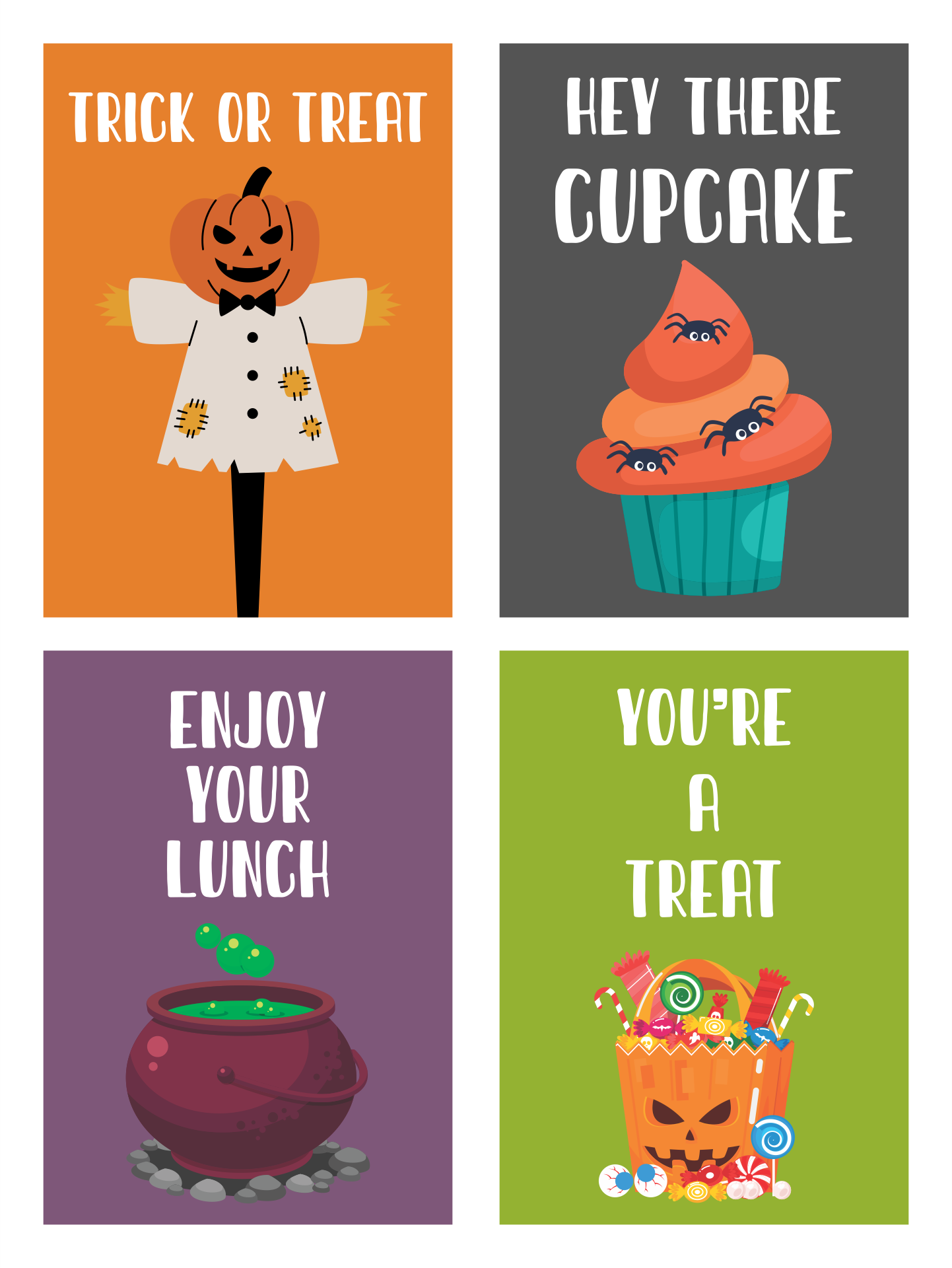 Halloween Lunch Notes 15 Free Pdf Printables Printablee