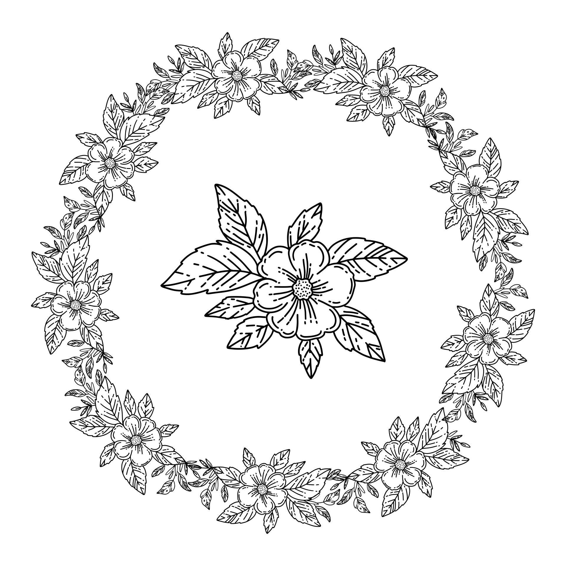 Flower Wood Burning Patterns A shit go1