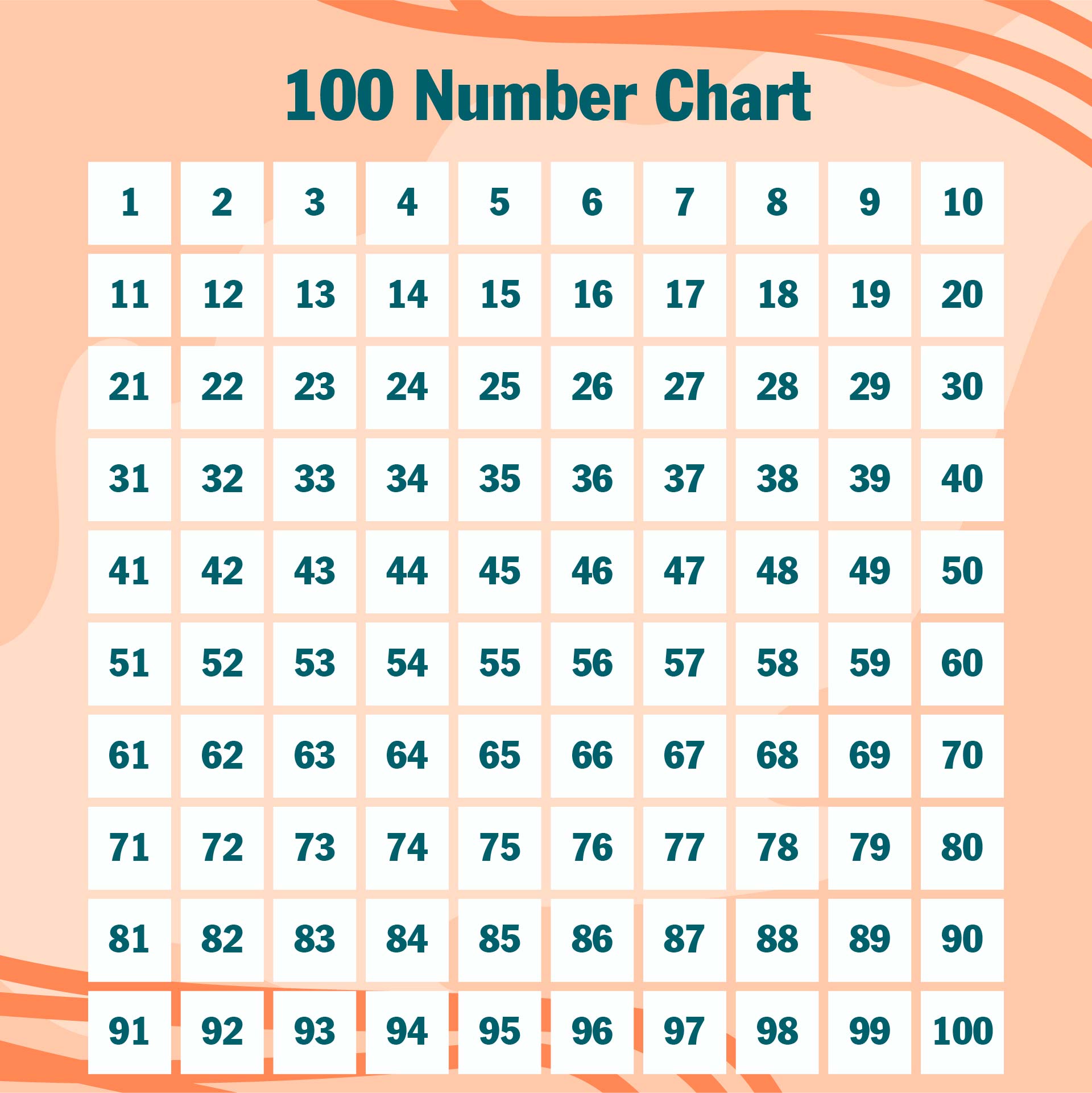 10 Best Printable Number Grid 1 100 PDF For Free At Printablee