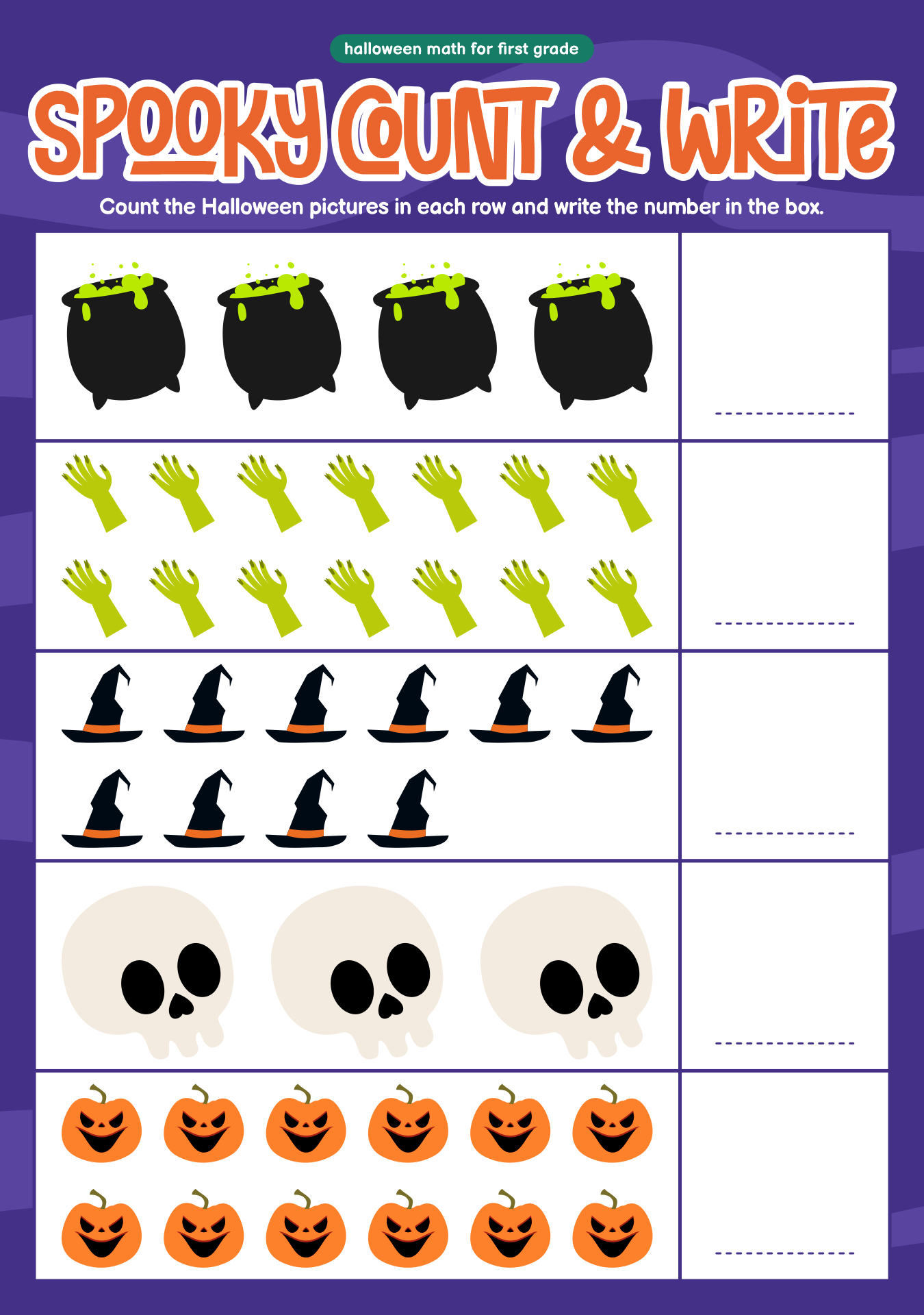 15 Best Free Printable Halloween Worksheets Kindergarten PDF For Free