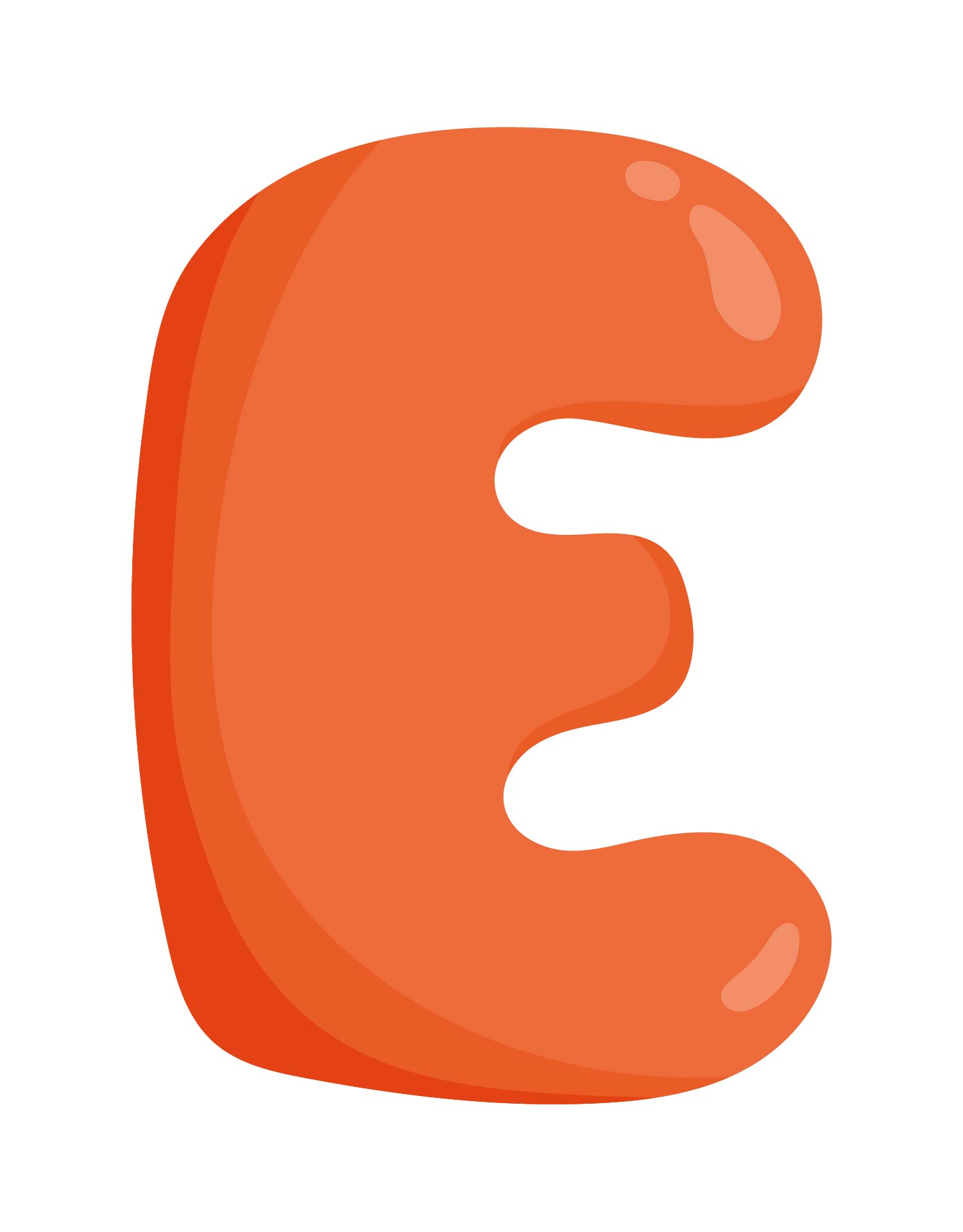 6 Best Big Printable Bubble Letter E PDF For Free At Printablee 6 Best Big Printable Bubble Letter E PDF For Free At Printablee