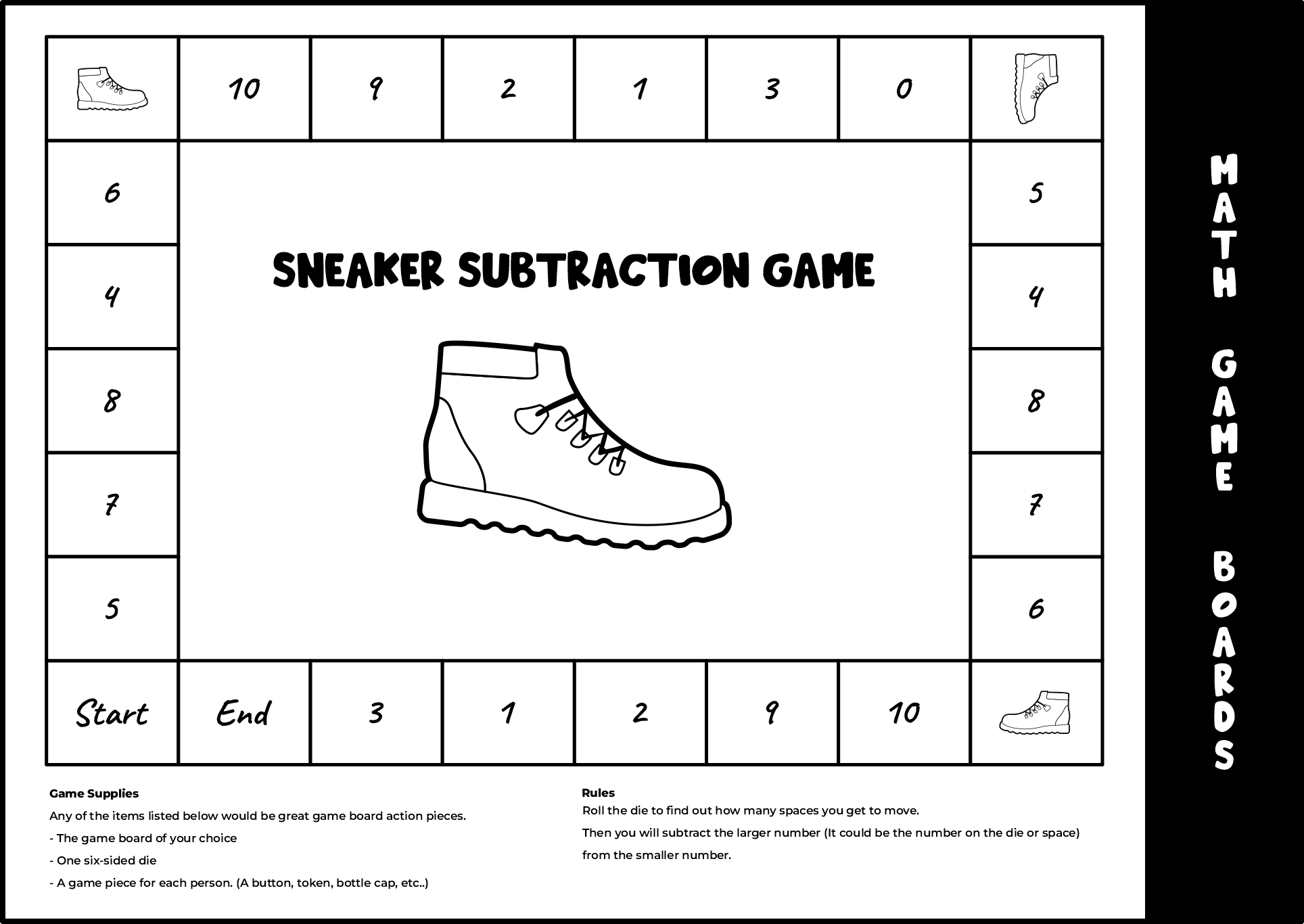 10 Best Free Printable Math Board Games PDF For Free At Printablee