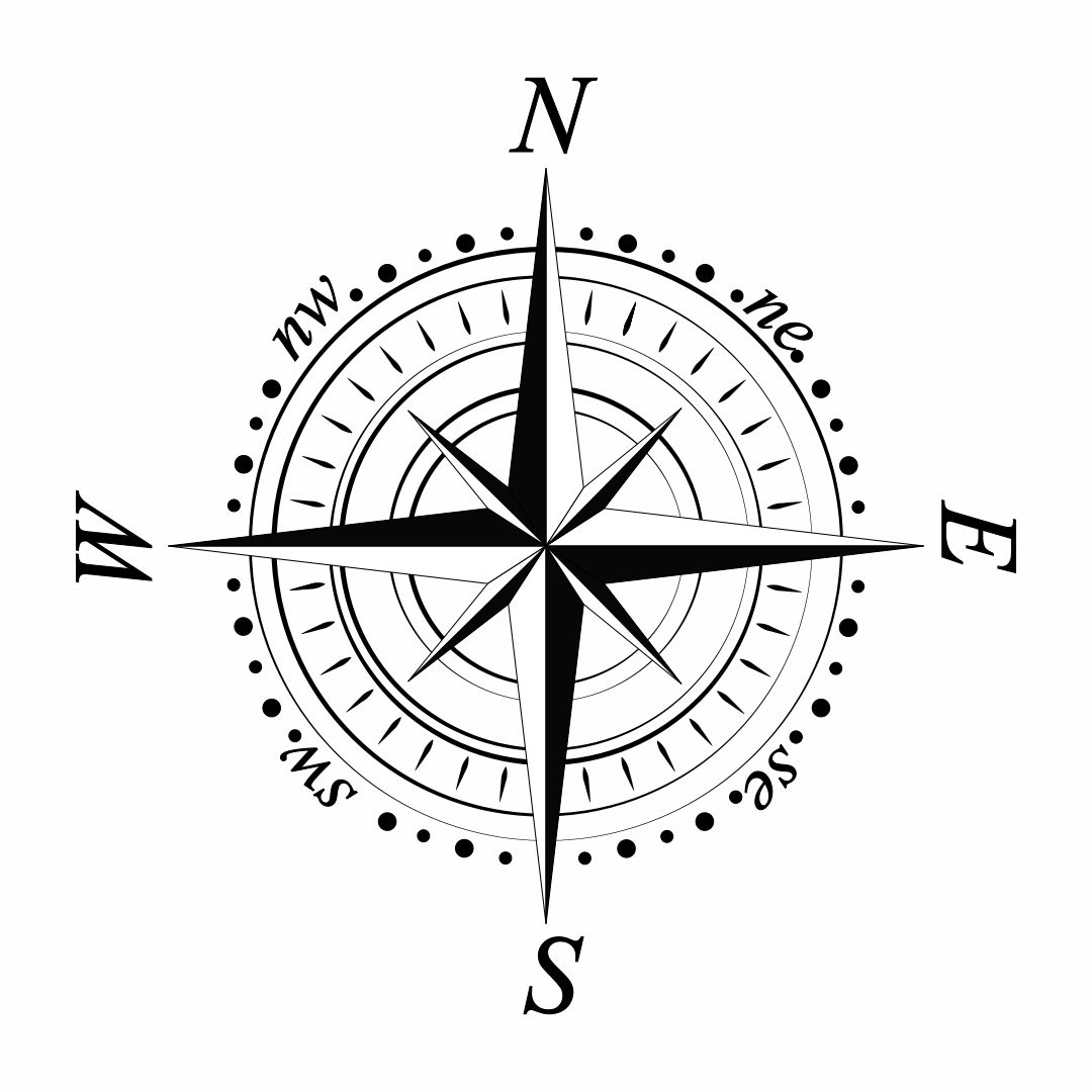 Printable Compass Rose Template Printable Compass Rose Template