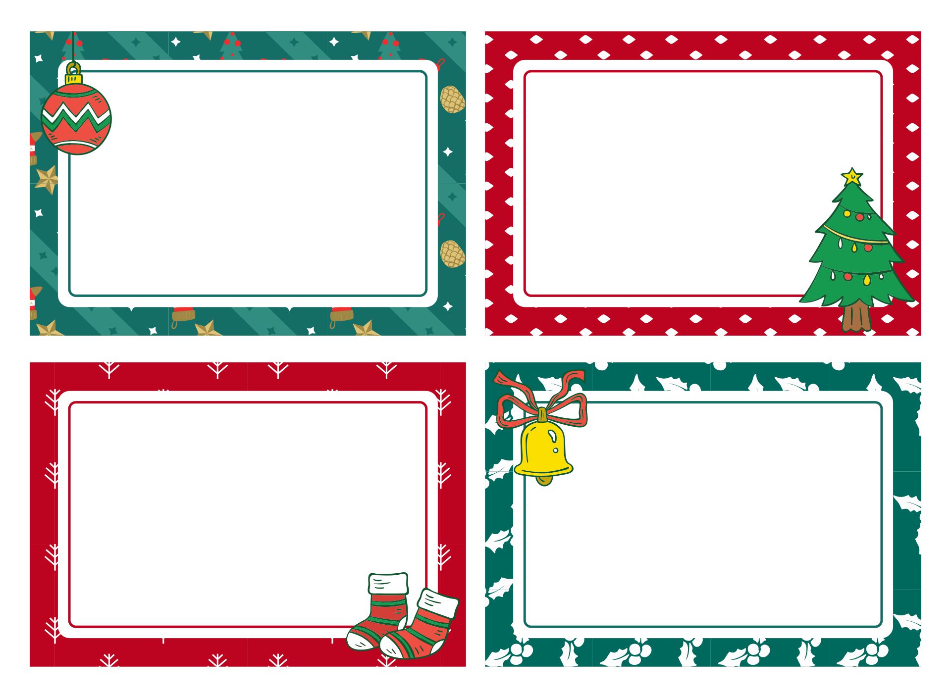 Free Printable Blank Christmas Labels Printable World Holiday