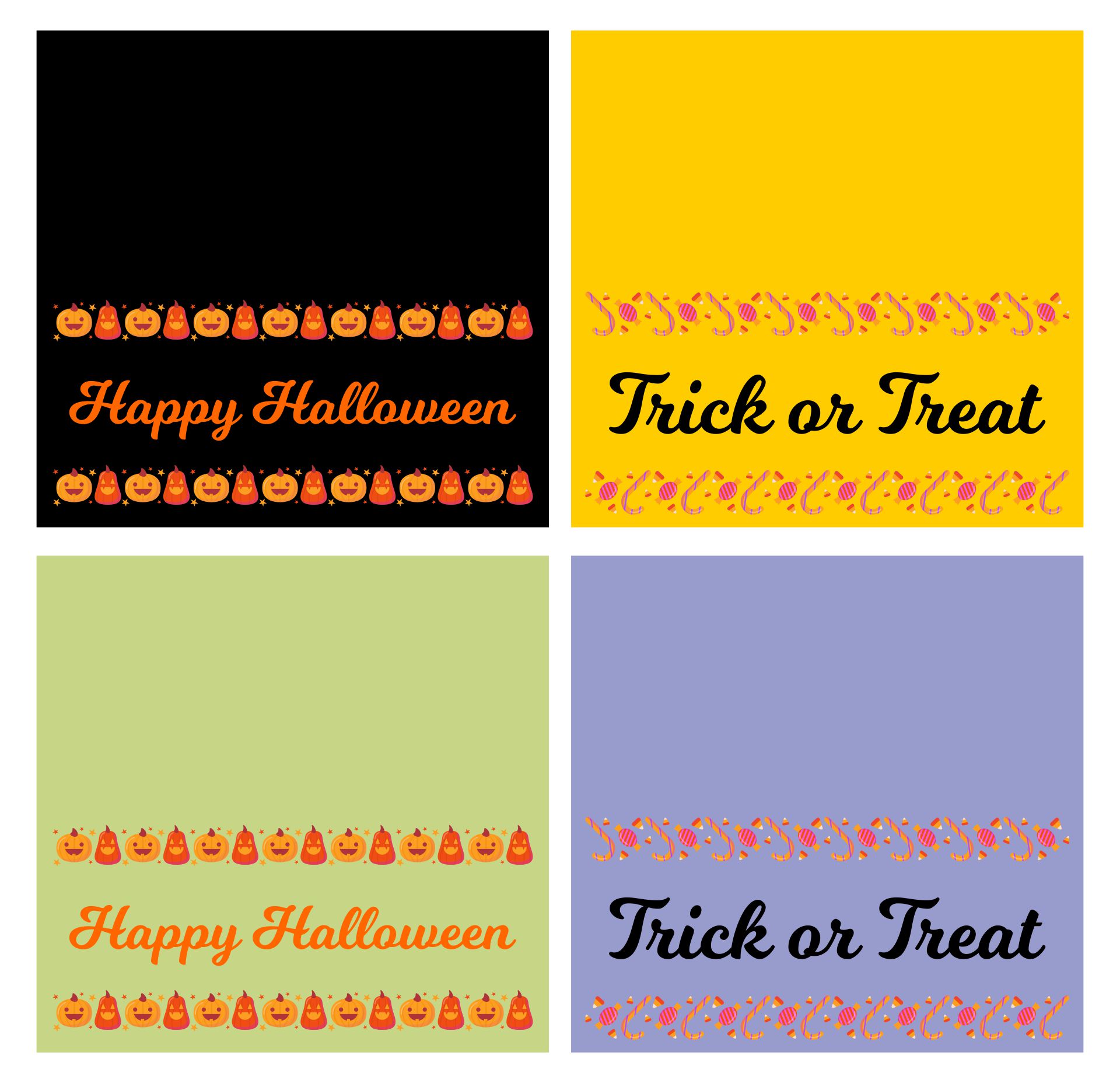 Halloween Candy Toppers 15 Free Pdf Printables Printablee