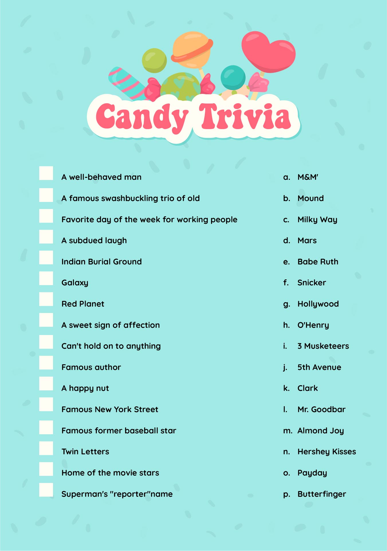 Free Printable Quizzes And Answers 5 Best Images Of Logo Trivia