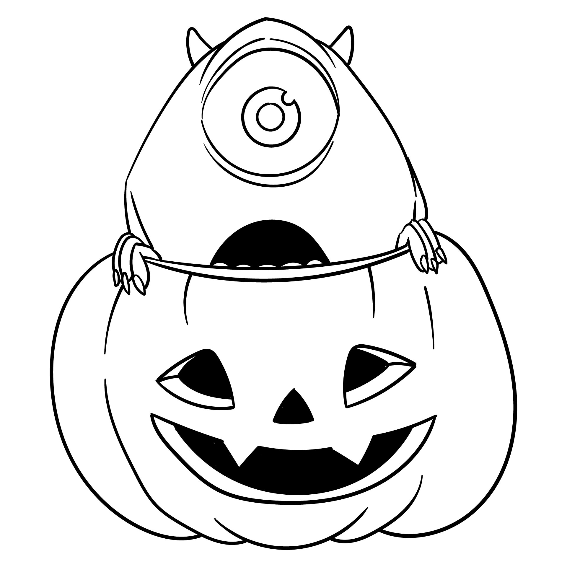 15 Best Disney Halloween Coloring Pages Printable Printablee
