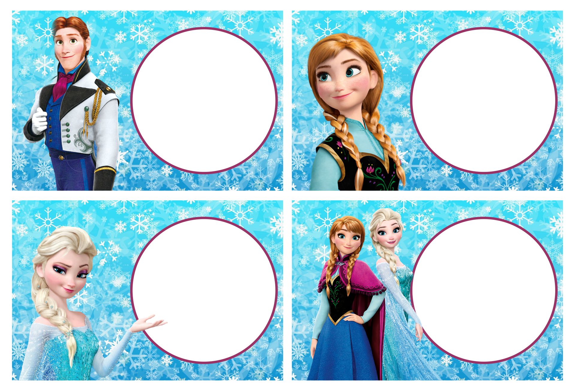 Frozen Name Tags Free Printable Frozen Name Tags Free Printable