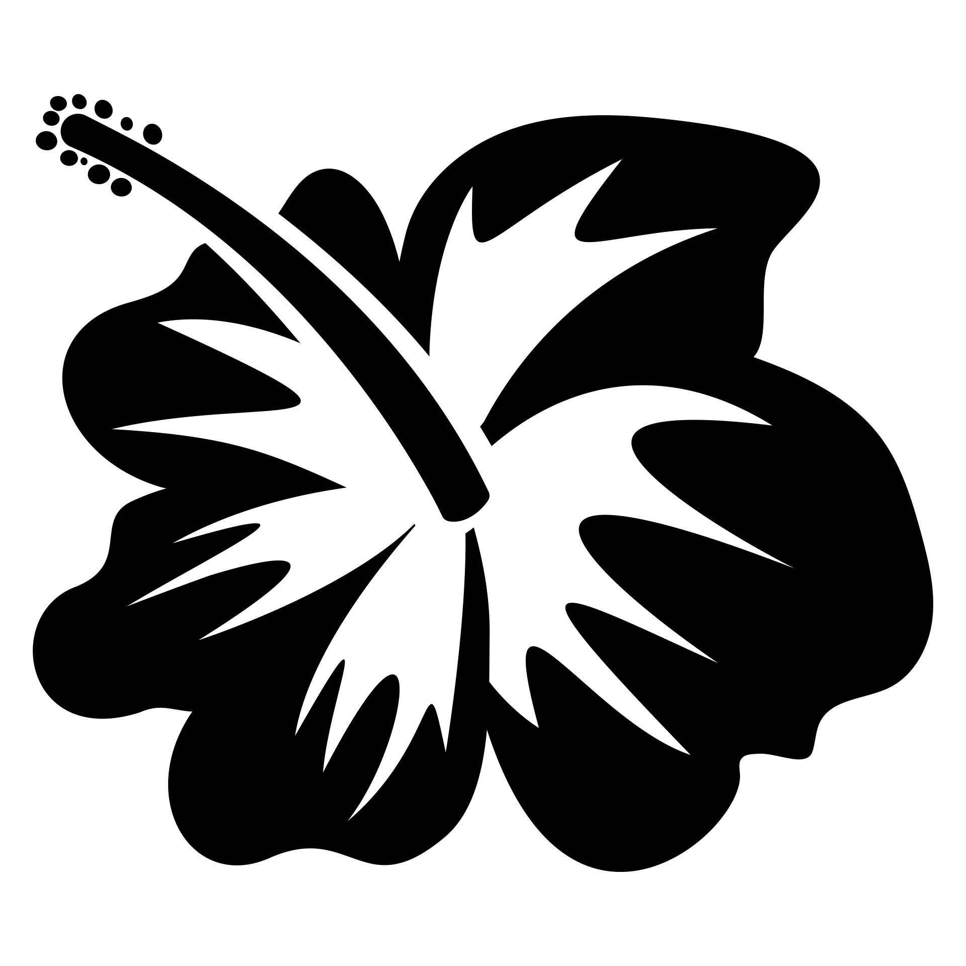 Free Printable Hibiscus Flower Template