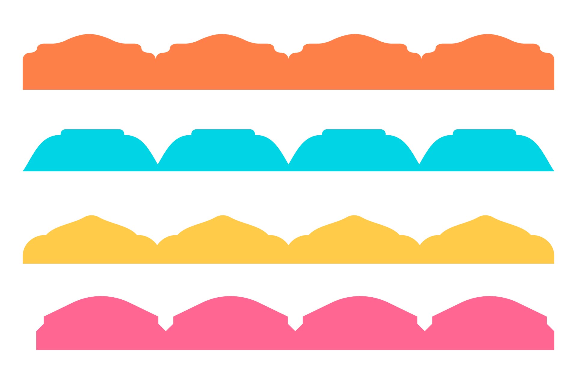 10 Best Printable Scallop Template Printablee
