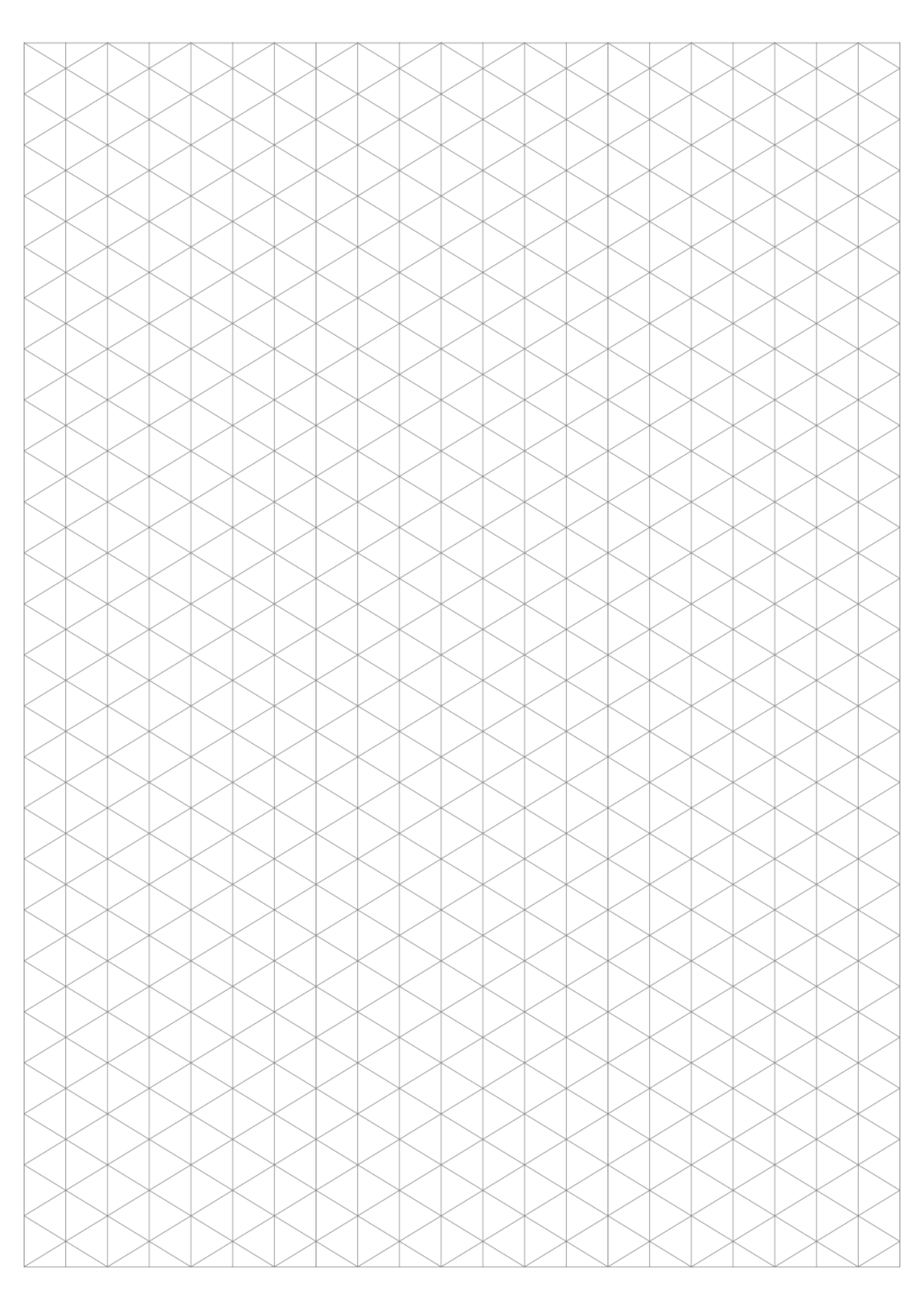 10 Best Printable Isometric Grid Paper Printablee