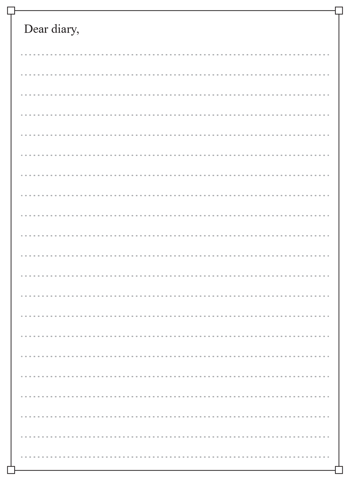 8 Best Images Of Printable Journal Paper Free Printable Lined Journal