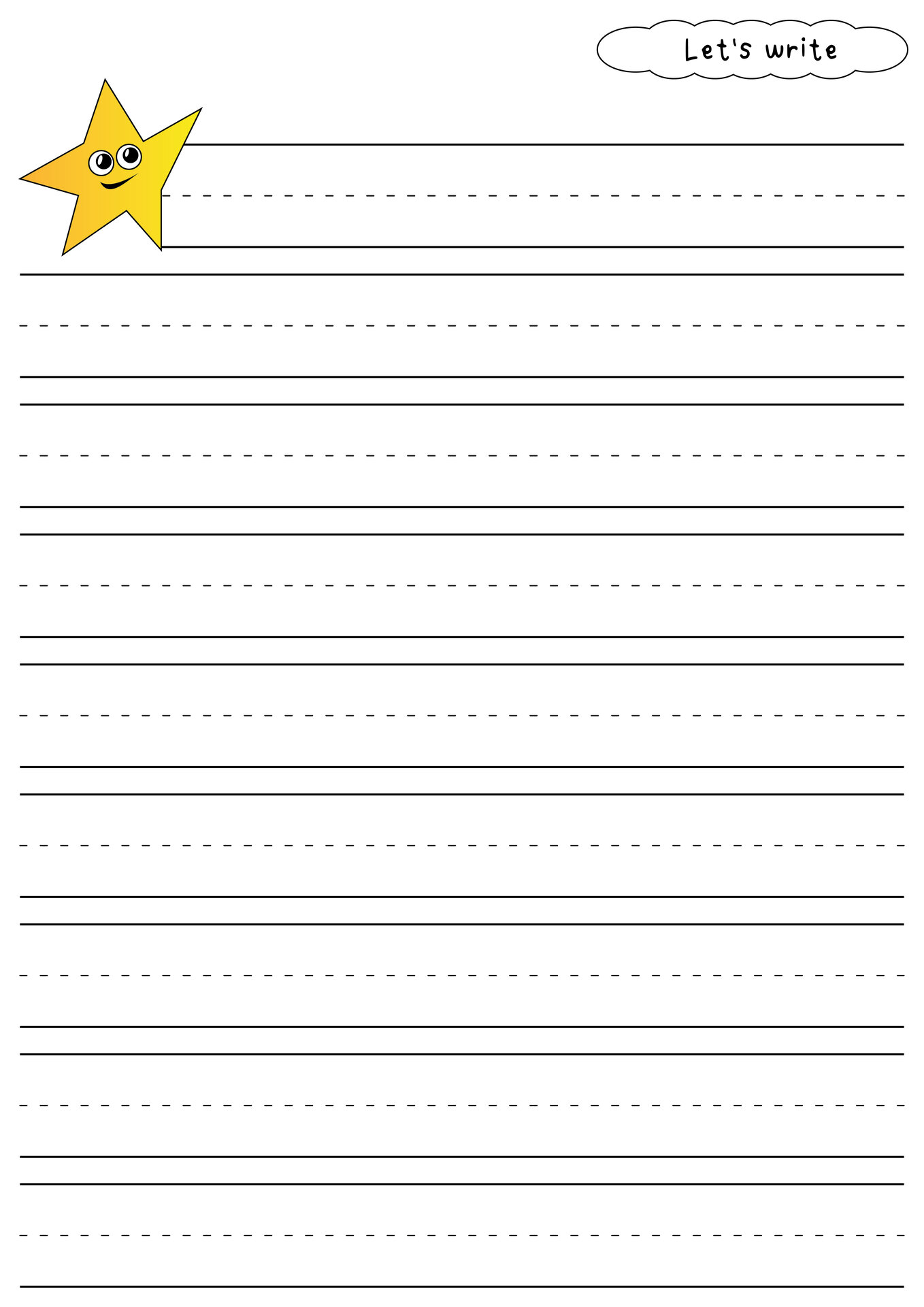 Writing Paper Printable For Kids Writing Paper Printa Vrogue co