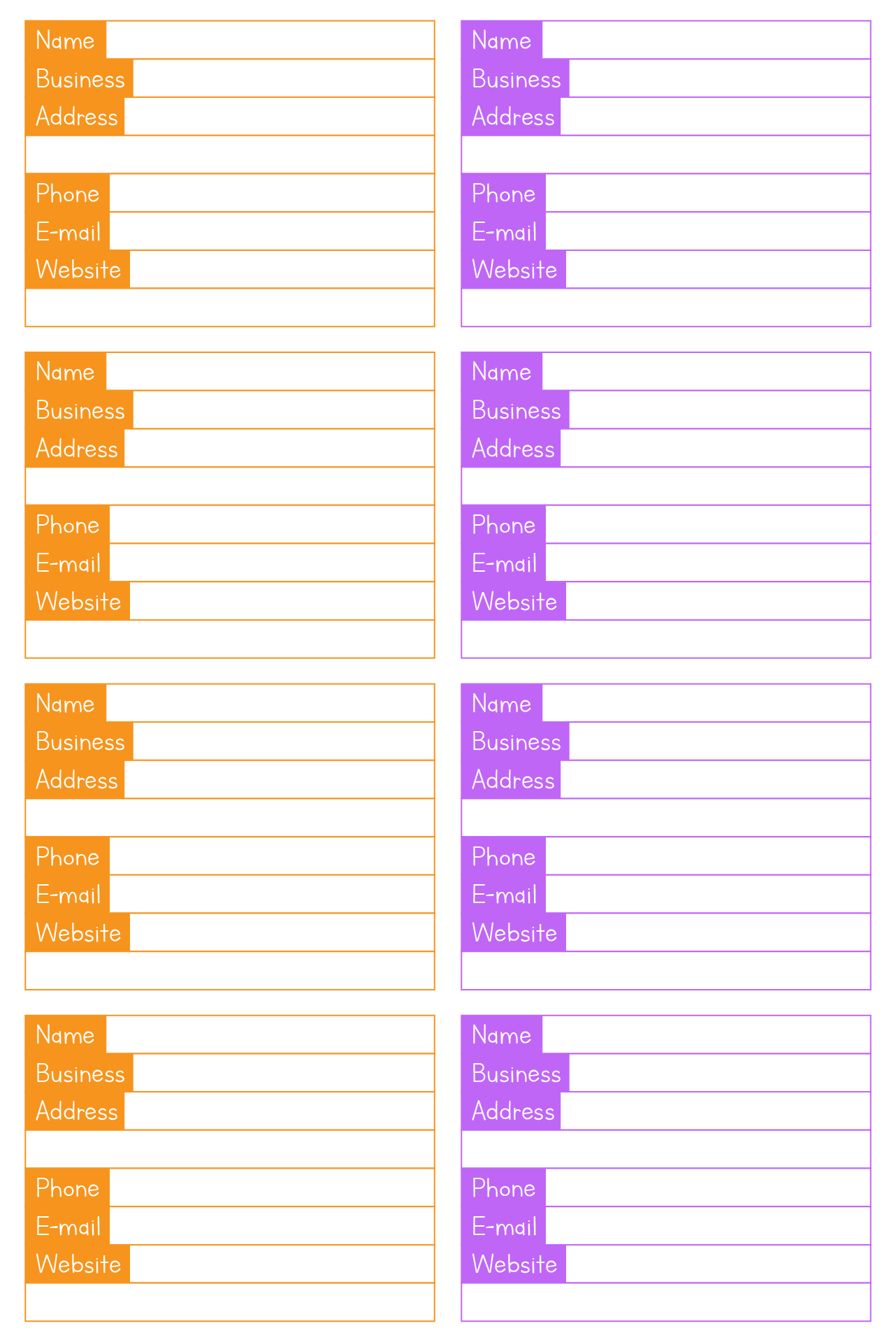 10 Best Phone Book Template Printable Printablee