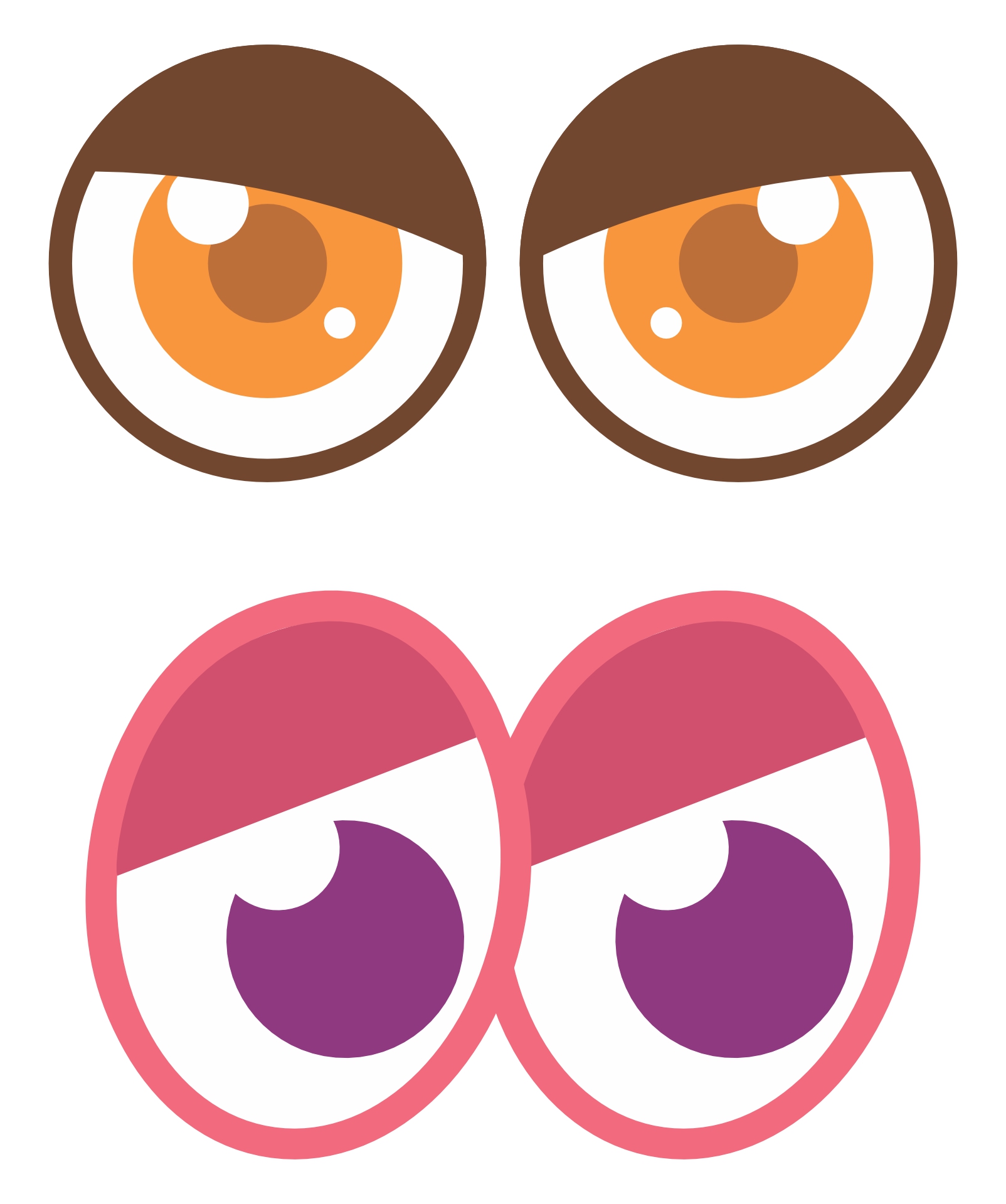Printable Template Of Eyes Printable Word Searches