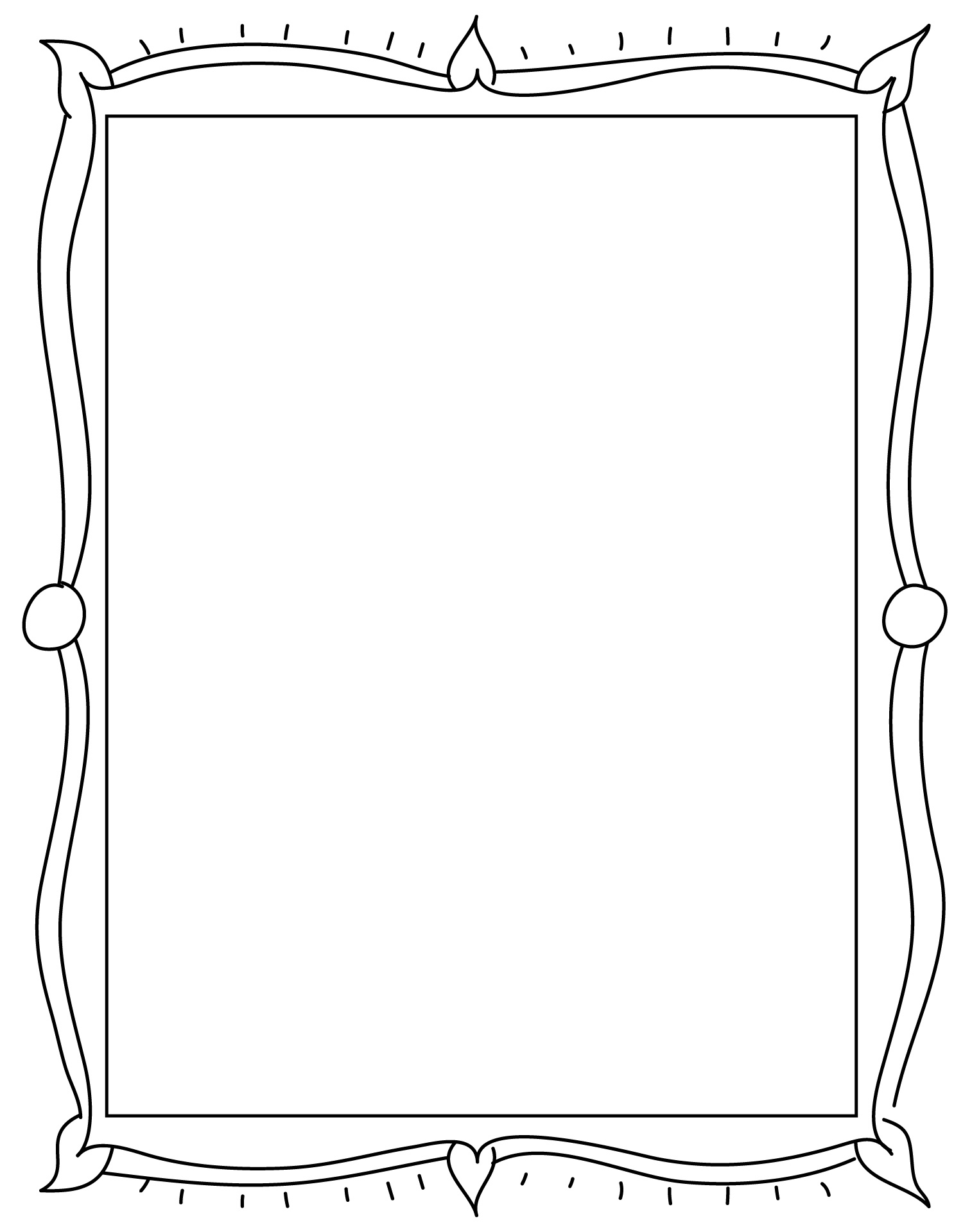10 Best Picture Frame Template Printable Printablee