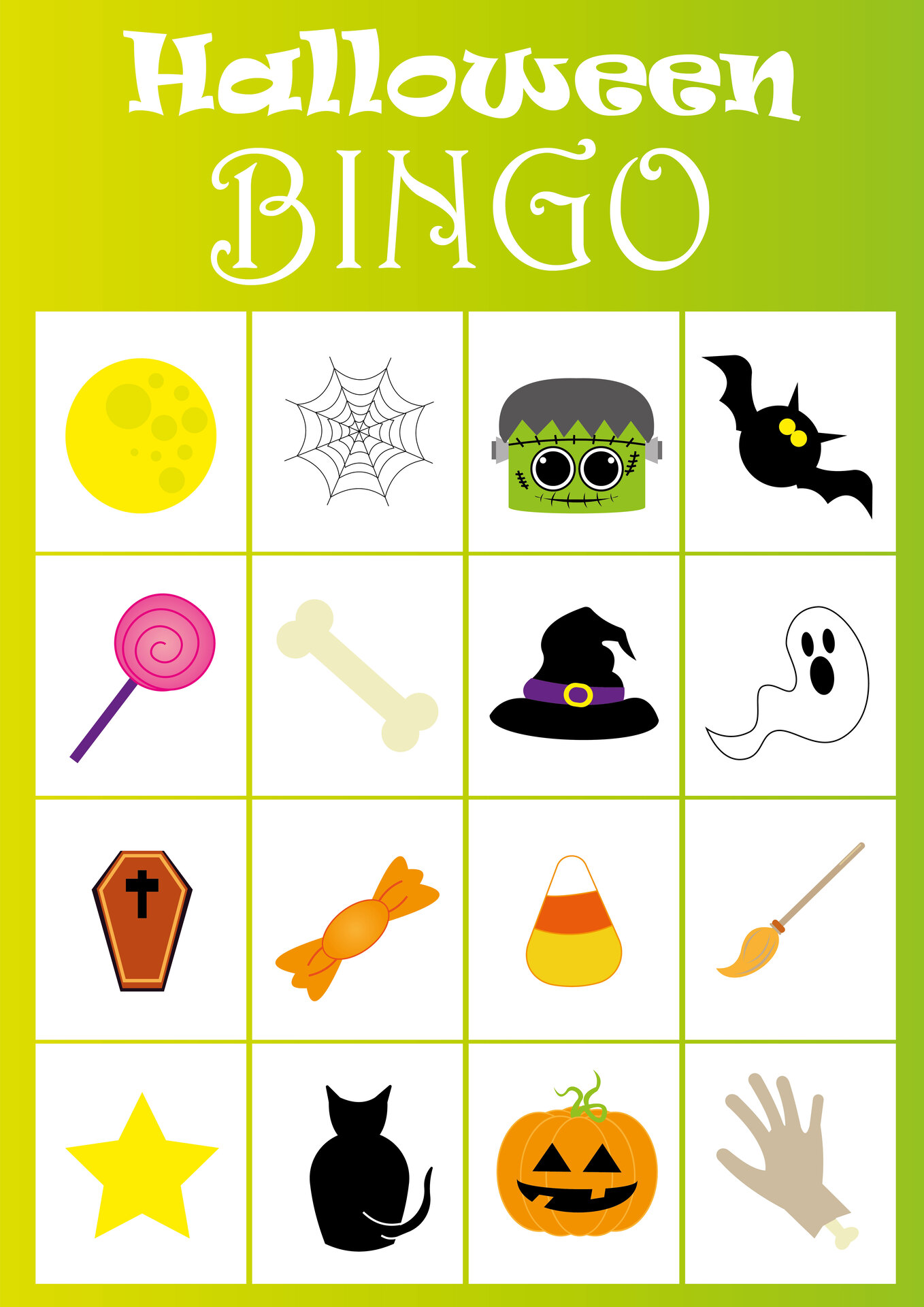 15 Best Printable Halloween Bingo Cards Printablee