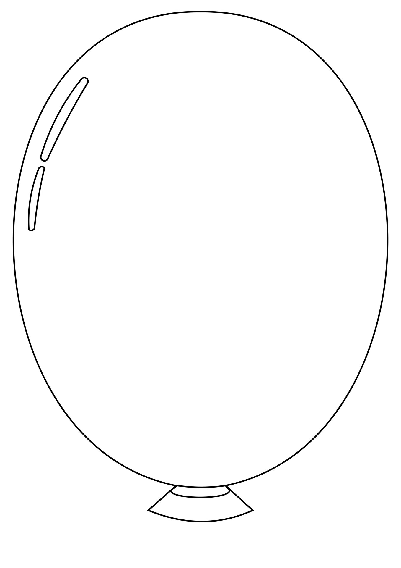 10 Best Printable Balloon Cutouts Printablee
