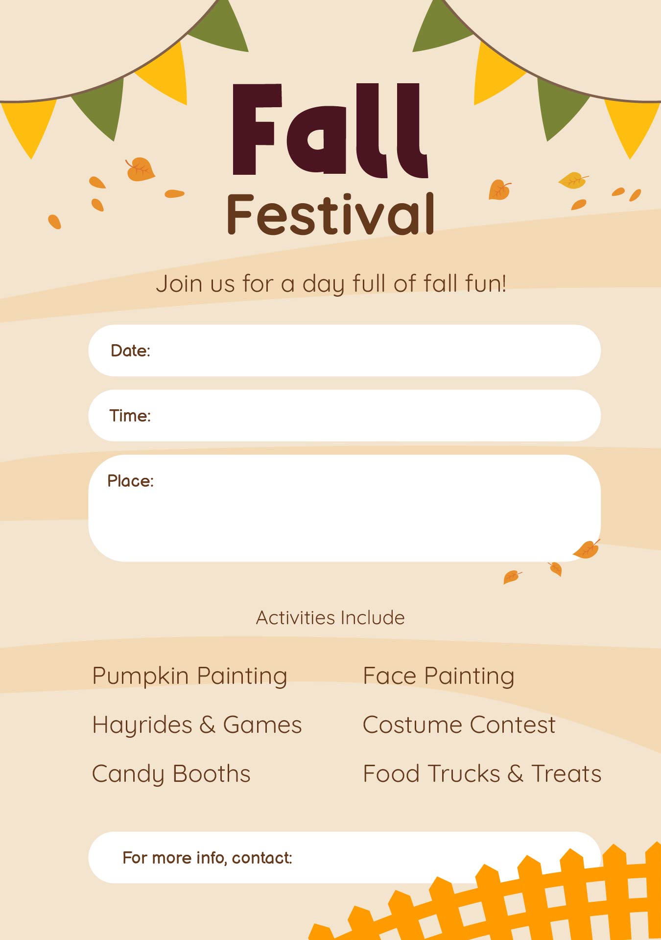 Carnival Flyer Free Template