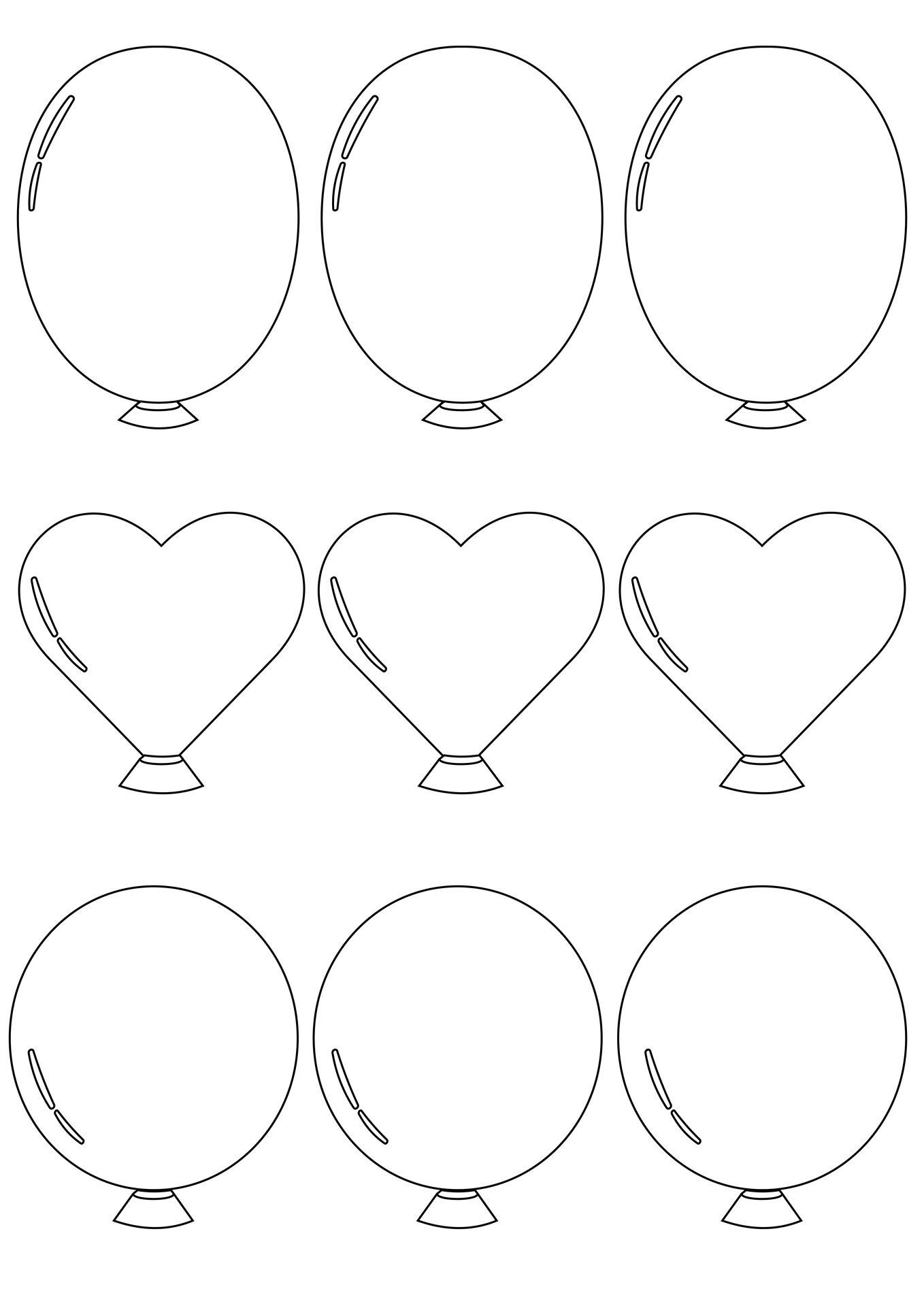 Balloons Printable Printable Word Searches