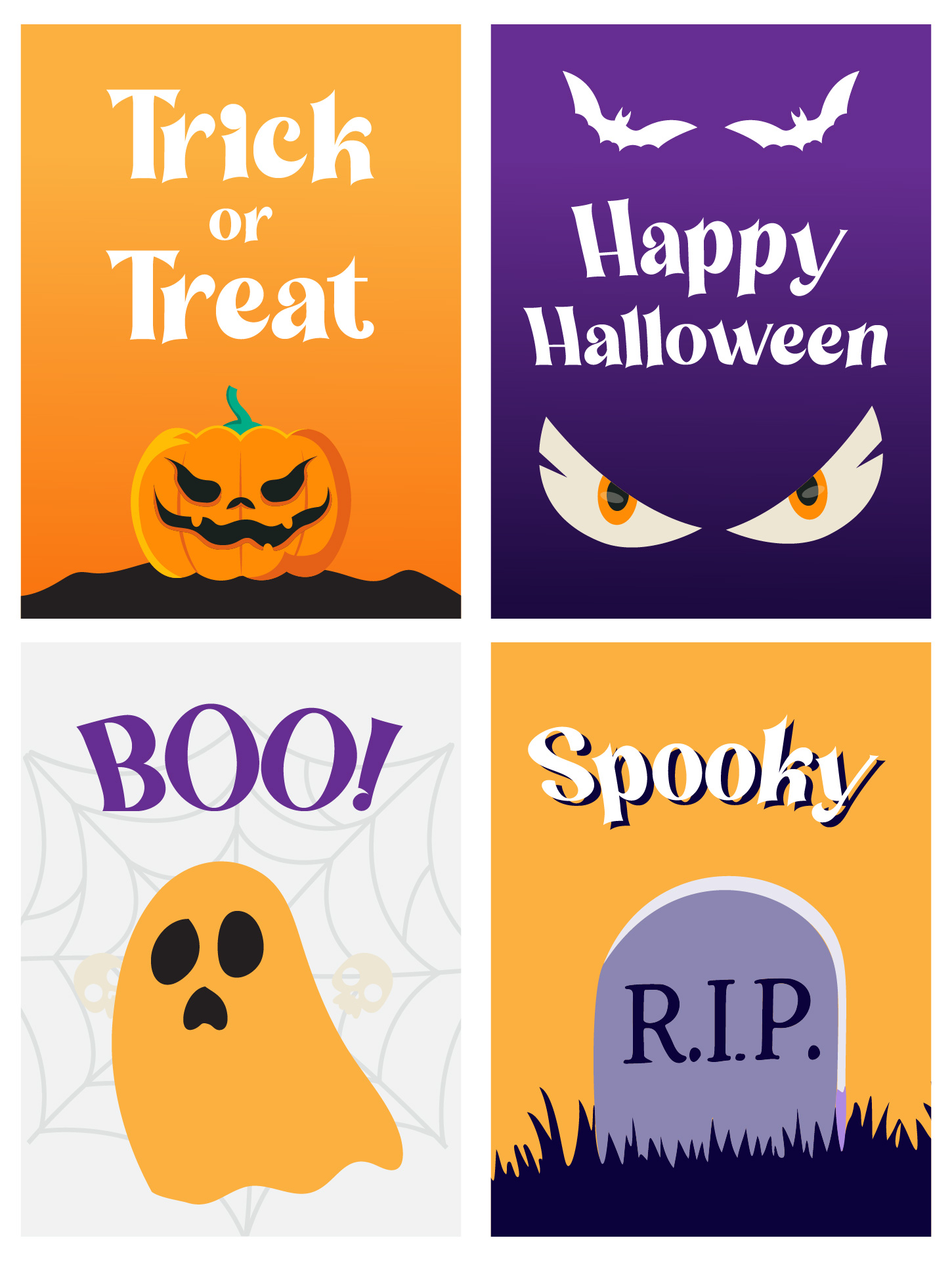 15 Best Happy Halloween Printable Cards For Free At Printablee