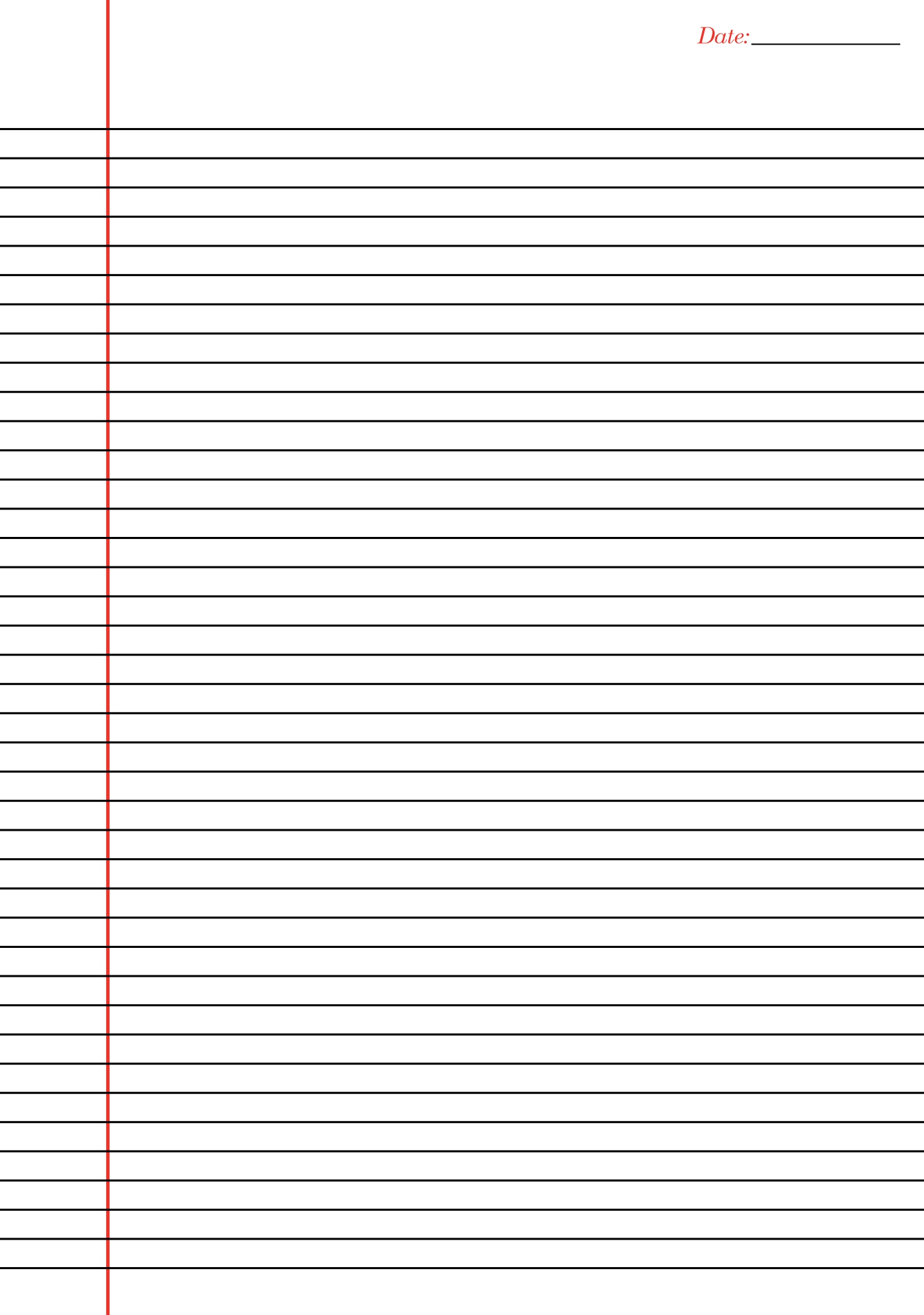 Printable Blank Paper