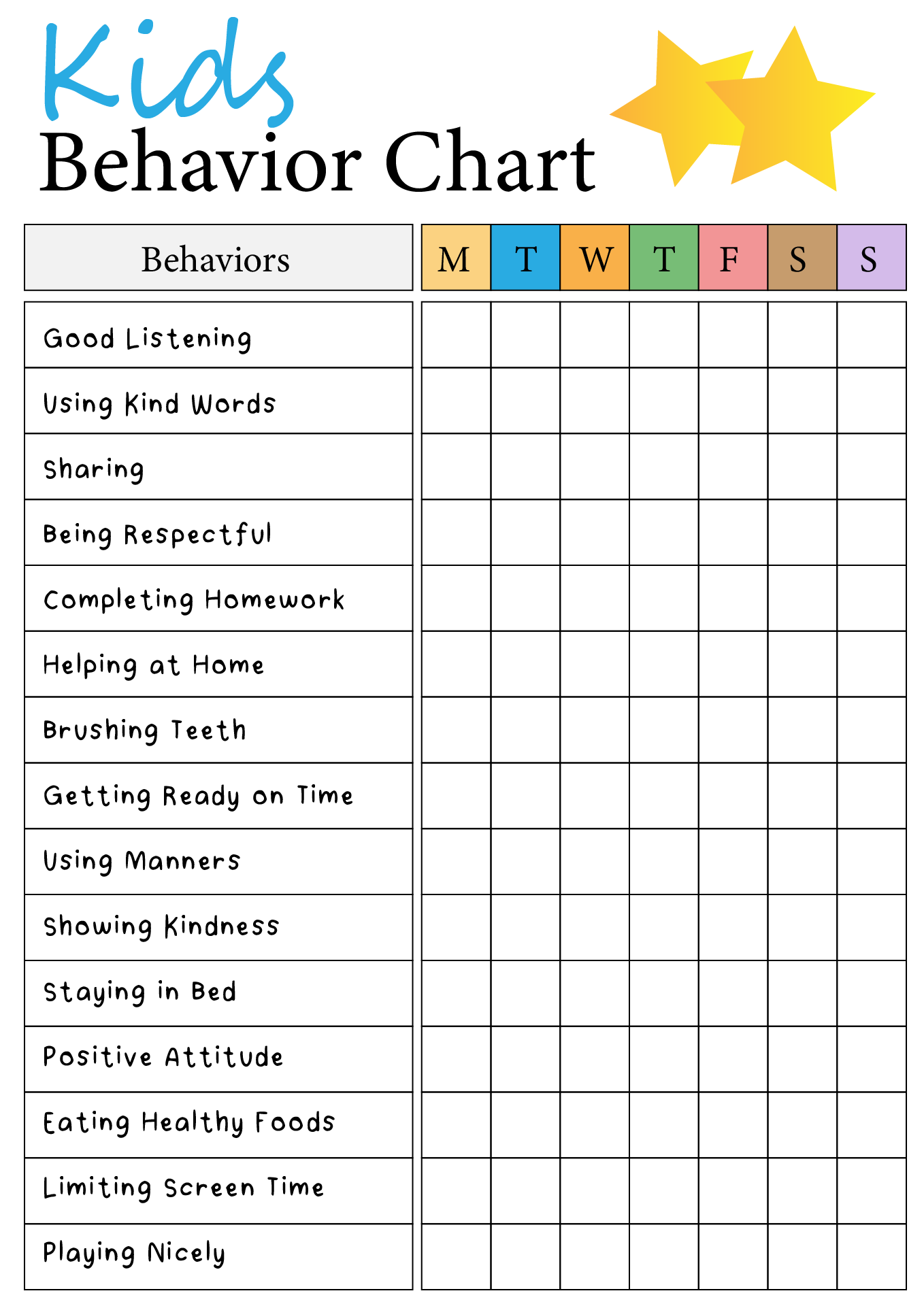 Free Printable Charts For Classroom Printable Free Templates Download