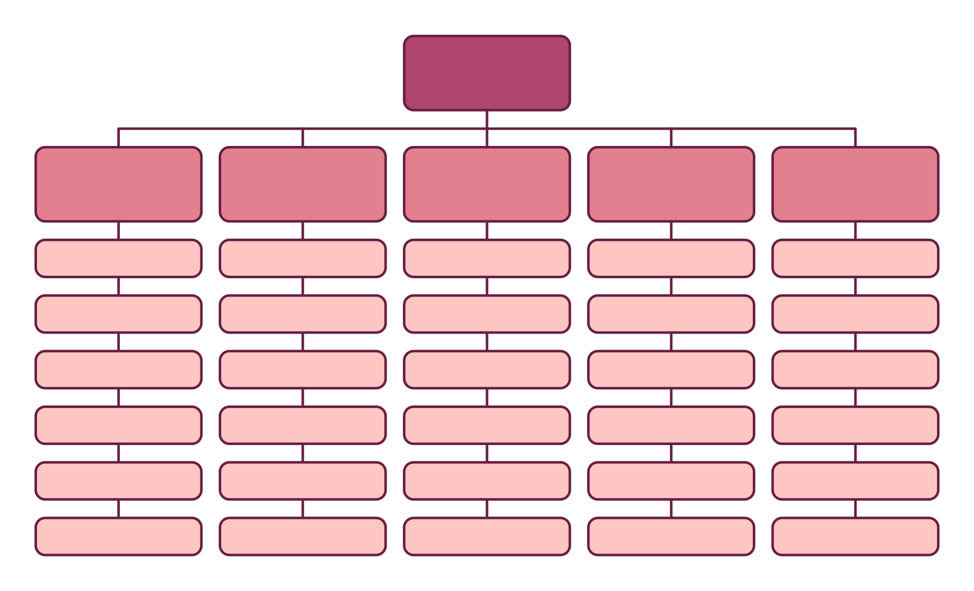13 Best Free Printable Blank Organizational Charts Printablee