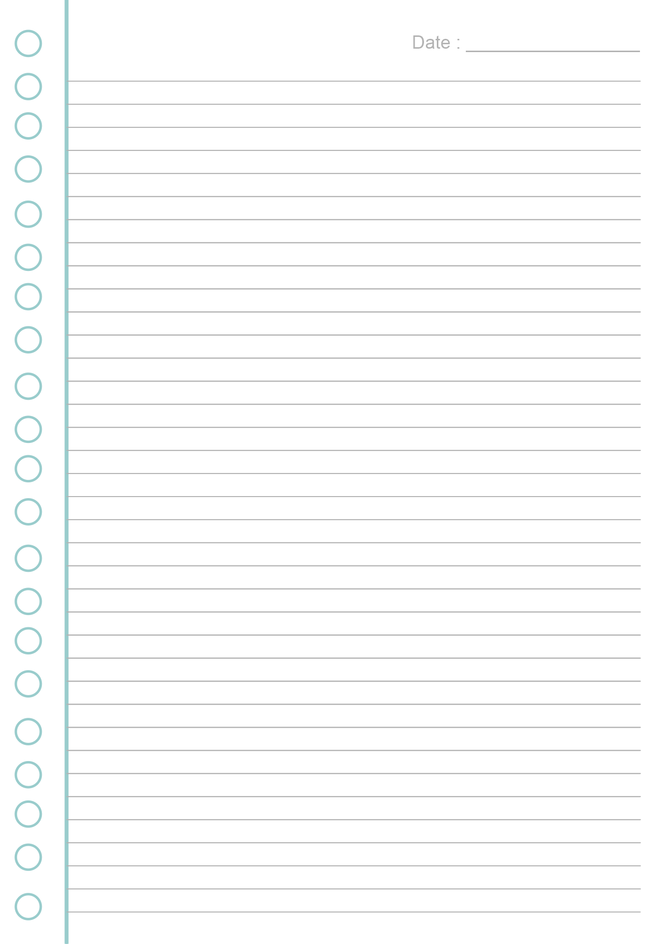 Letter Paper Cute 10 Free PDF Printables Printablee