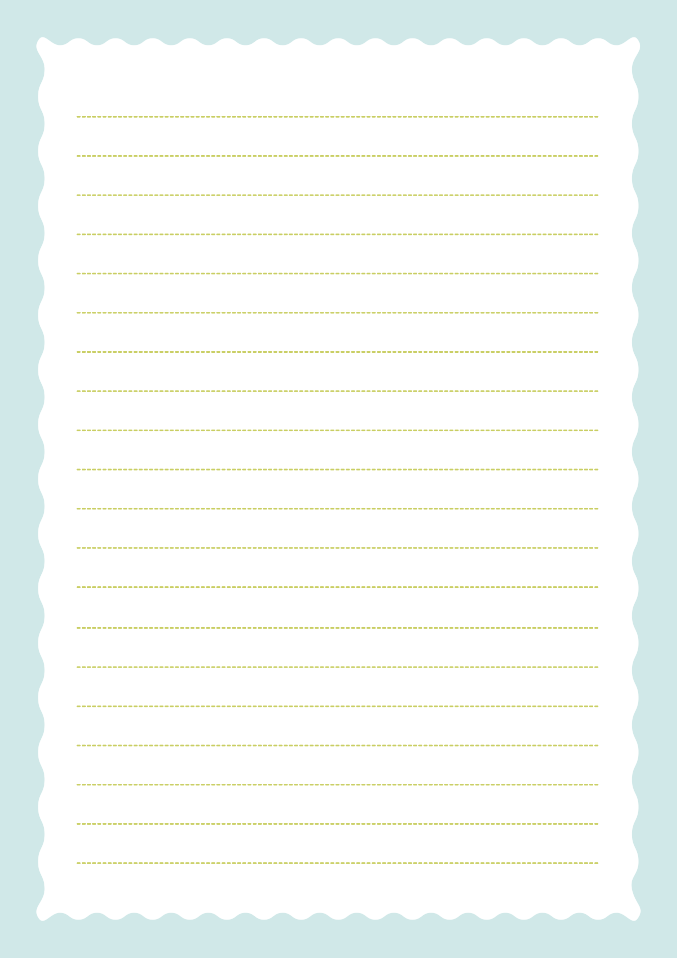 10 Best Printable Letter Paper Cute Printablee