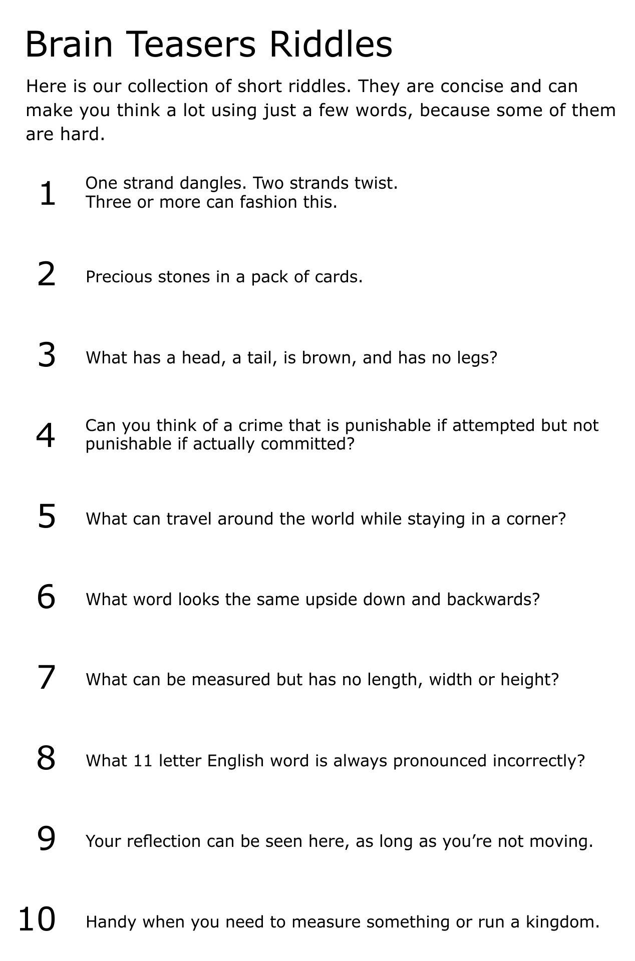 10 Best Printable Brain Teasers PDF For Free At Printablee